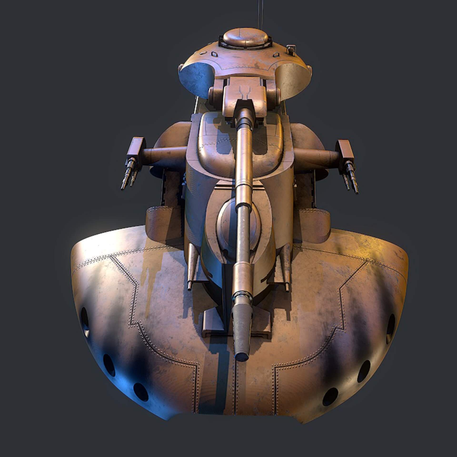 AAT Battle Star Wars - 3D Model by KATEDRA604