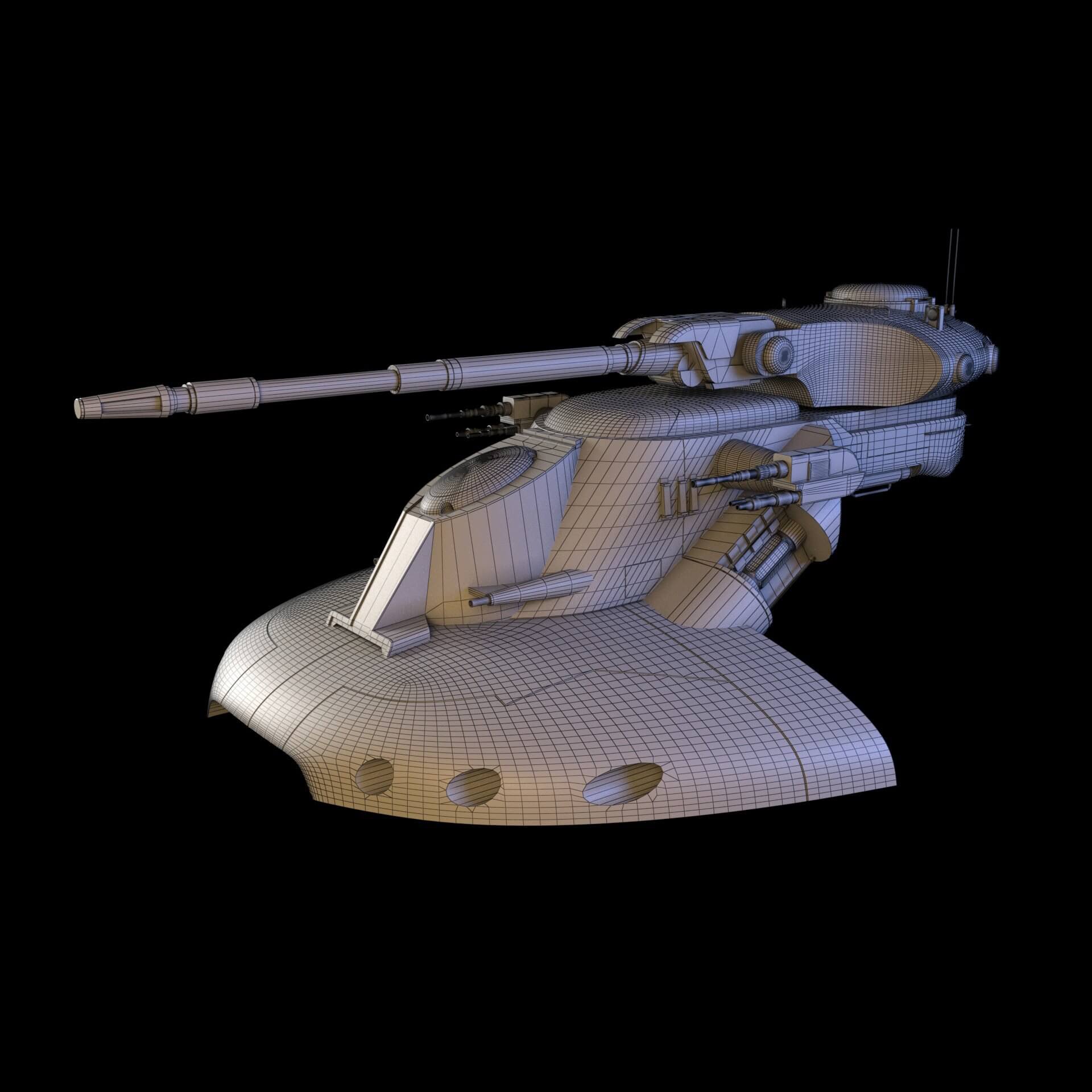 AAT Battle Star Wars - 3D Model by KATEDRA604