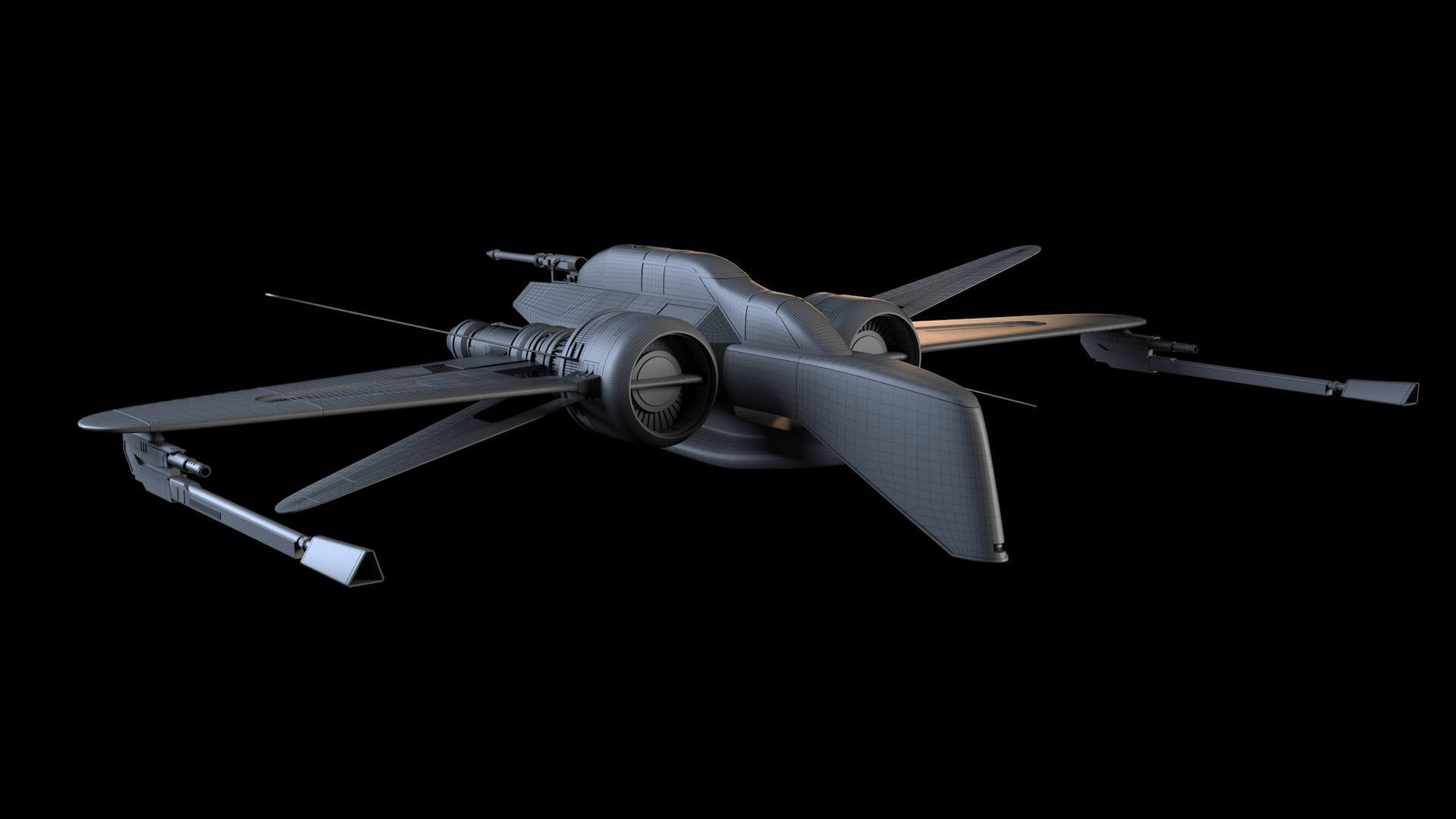 ARC-170 Starfighter 3D Model by KATEDRA604
