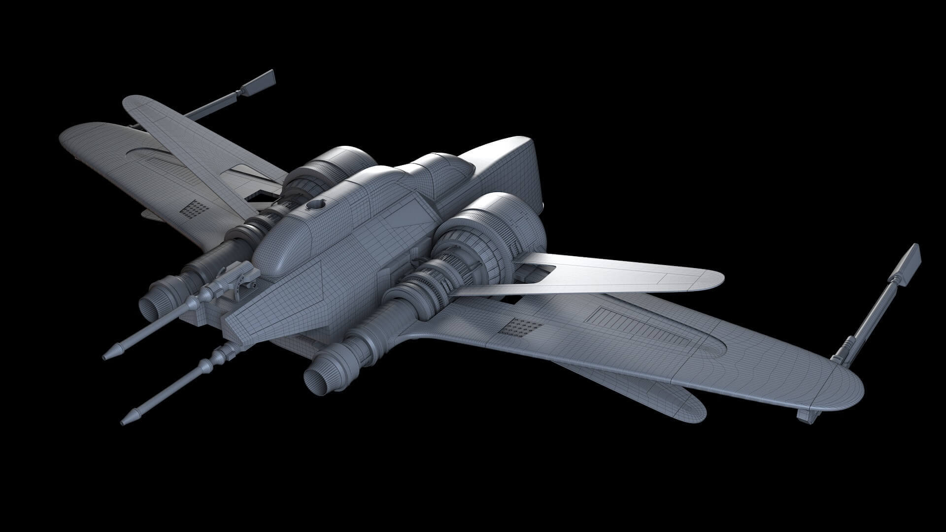 ARC-170 Starfighter 3D Model by KATEDRA604