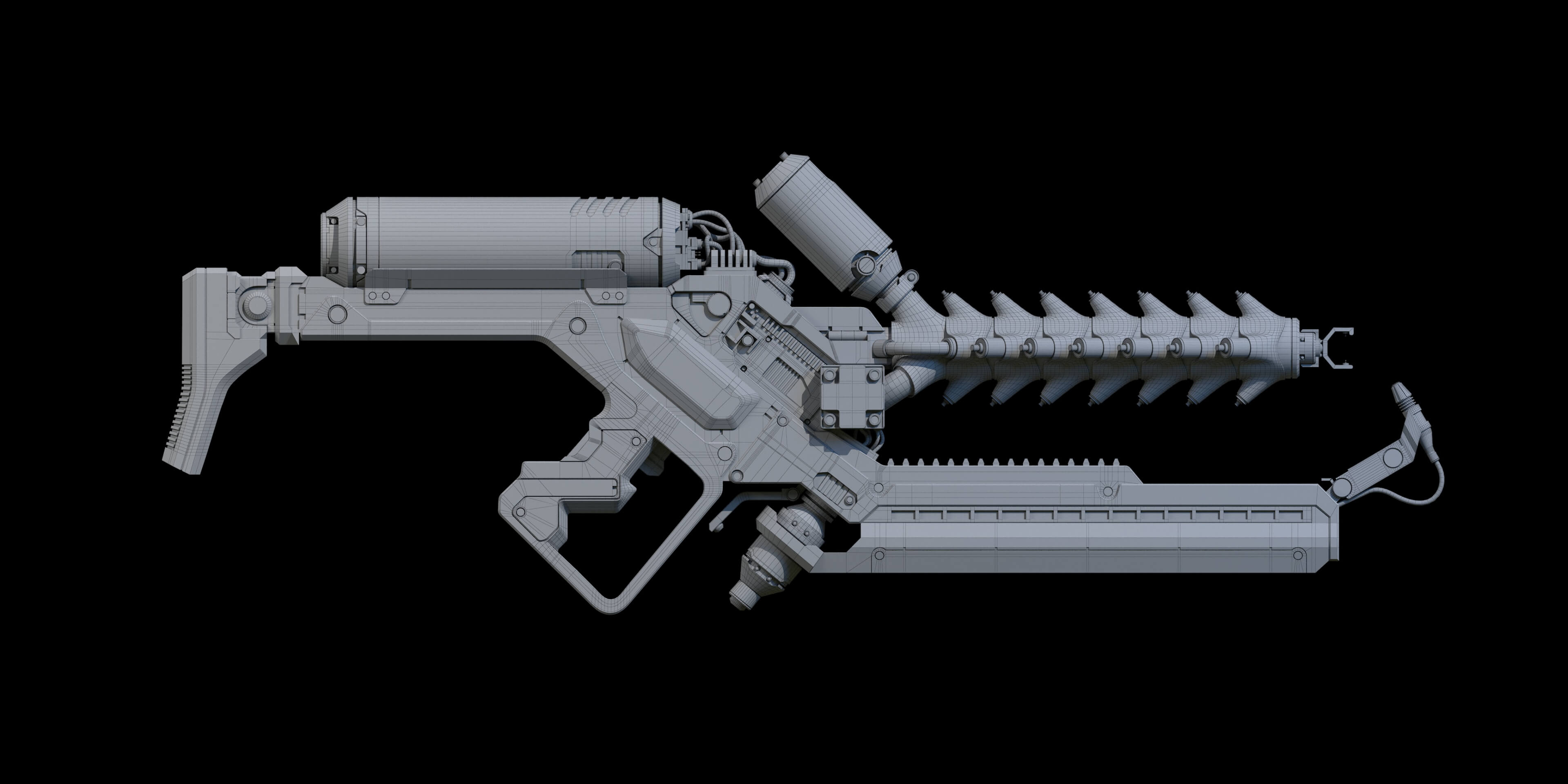 Arc Gun District9 - 3D Model by KATEDRA604