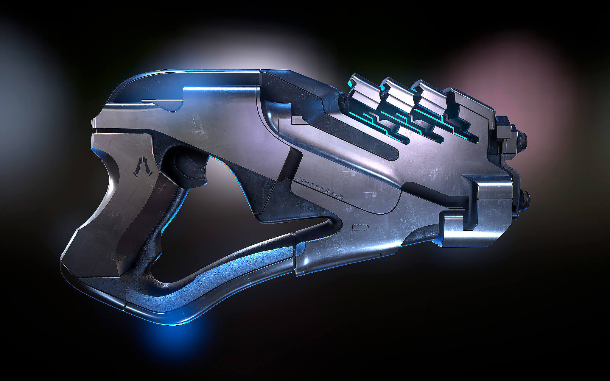 Arc Pistol Mass Effect - 3D Model by KATEDRA604
