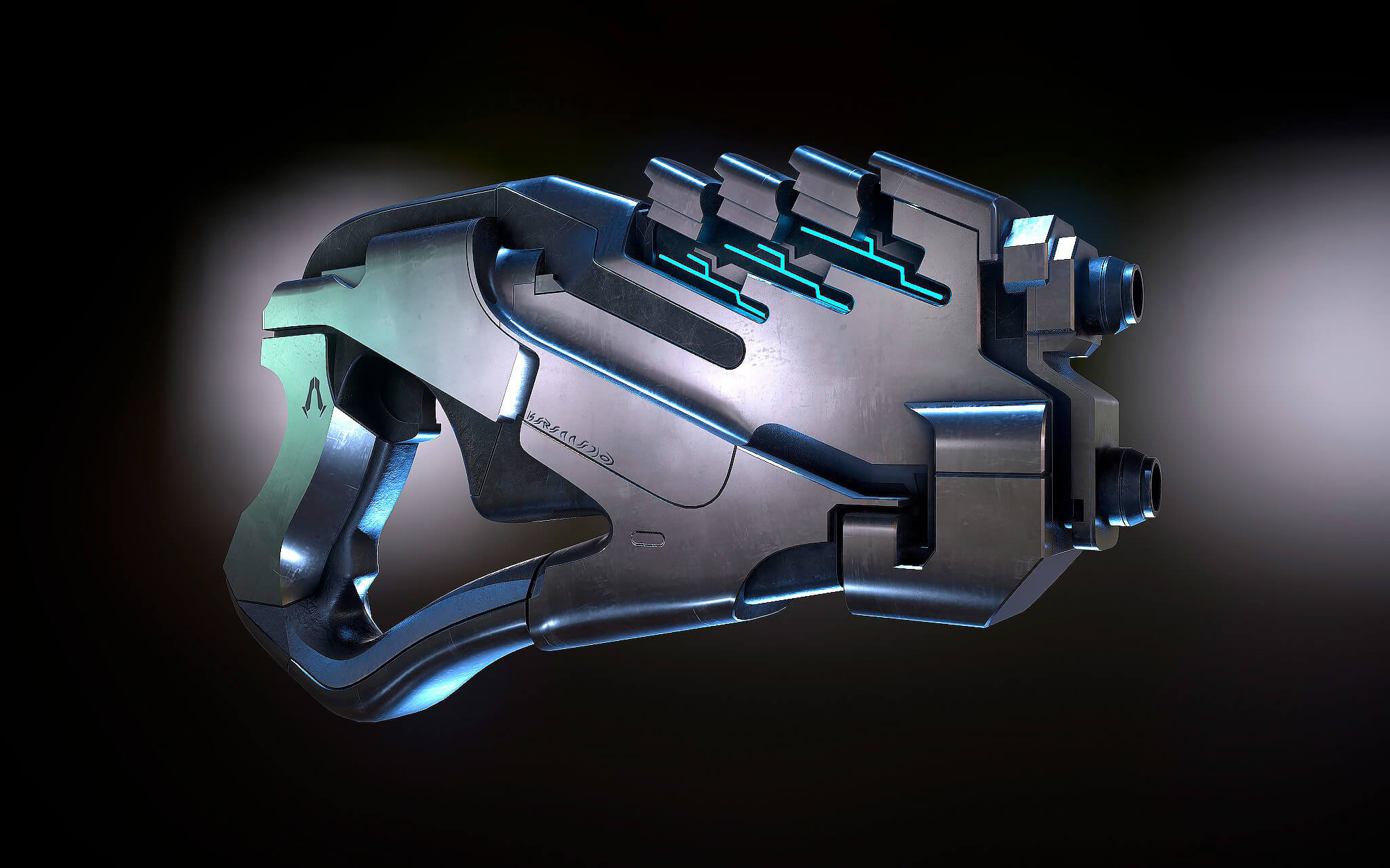 Arc Pistol Mass Effect - 3D Model by KATEDRA604