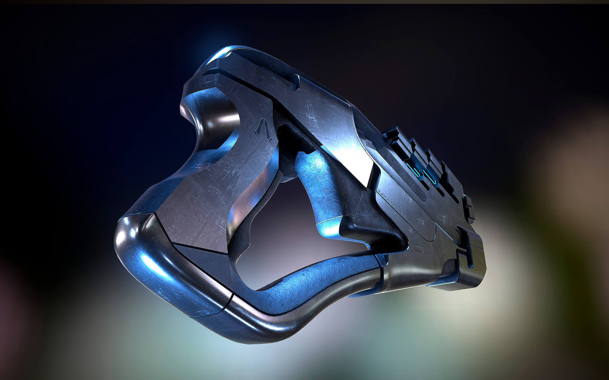 Arc Pistol Mass Effect - 3D Model by KATEDRA604
