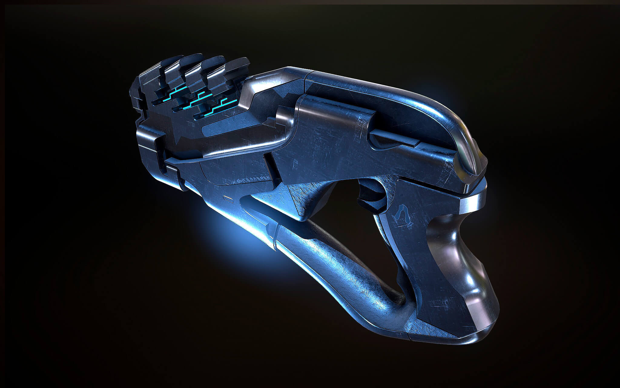 Arc Pistol Mass Effect - 3D Model by KATEDRA604