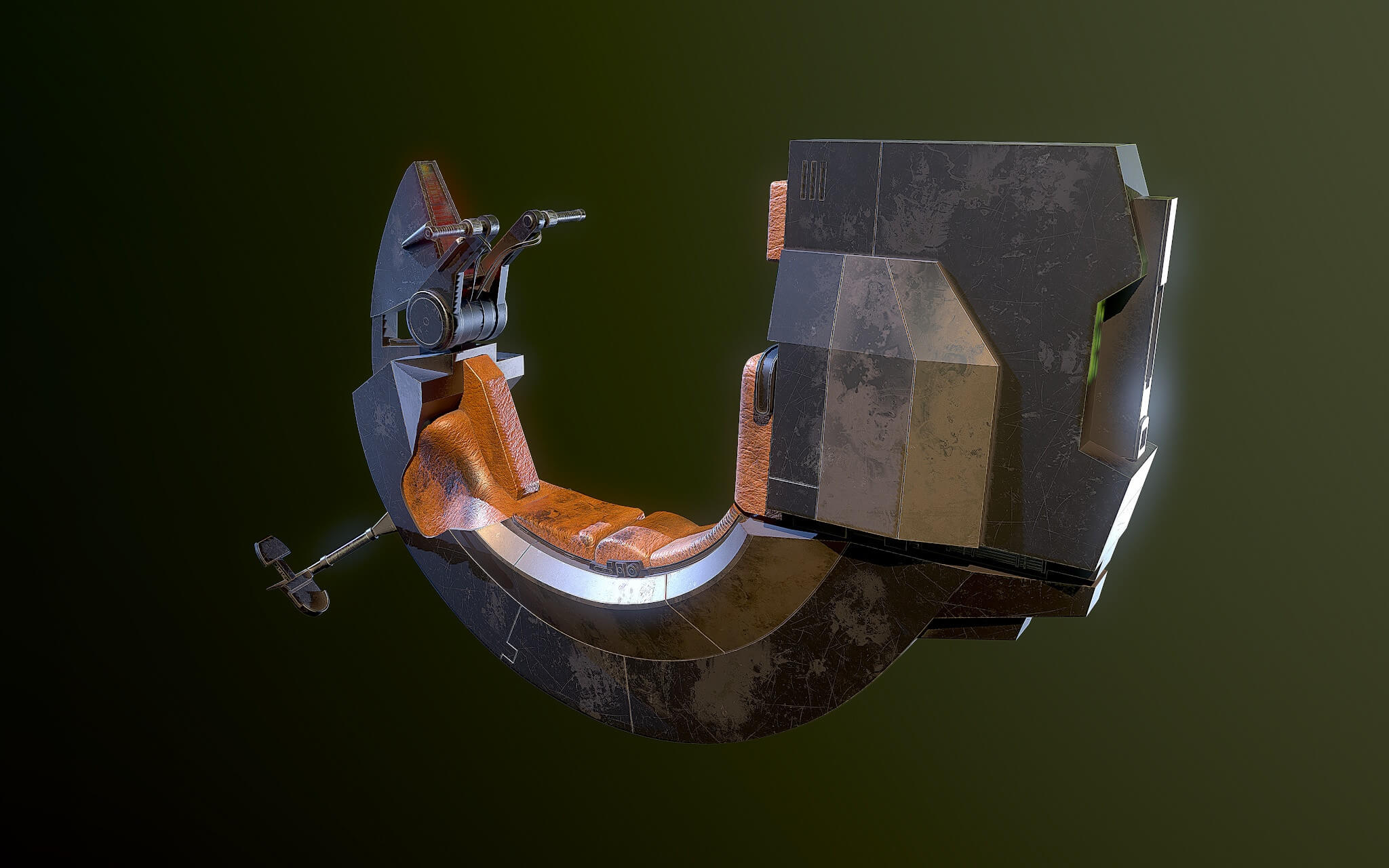 Bloodfin Speeder Star Wars - 3D Model by KATEDRA604