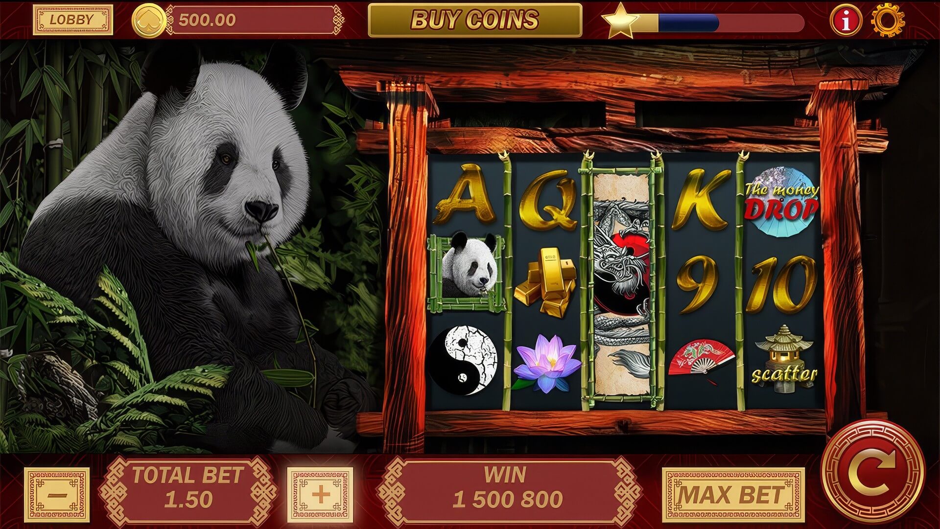 Bushido Panda Slot Game by KATEDRA604