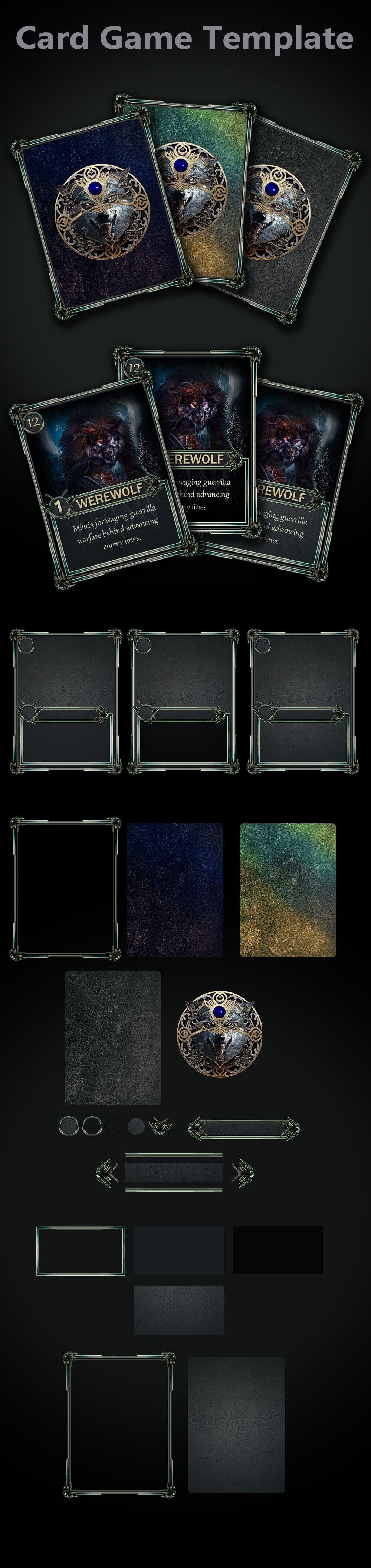 Card Game Template by KATEDRA604