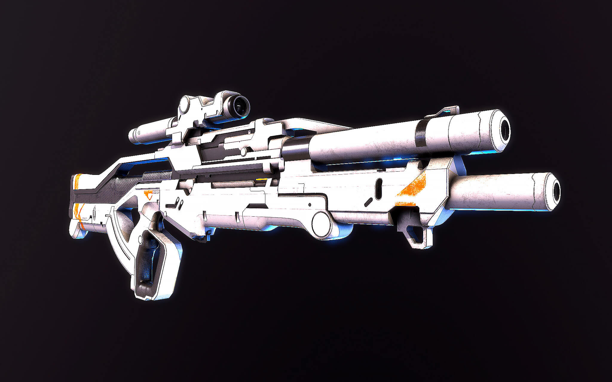 Cerberus M13 Raptor Sniper Mass Effect - 3D Model by KATEDRA604