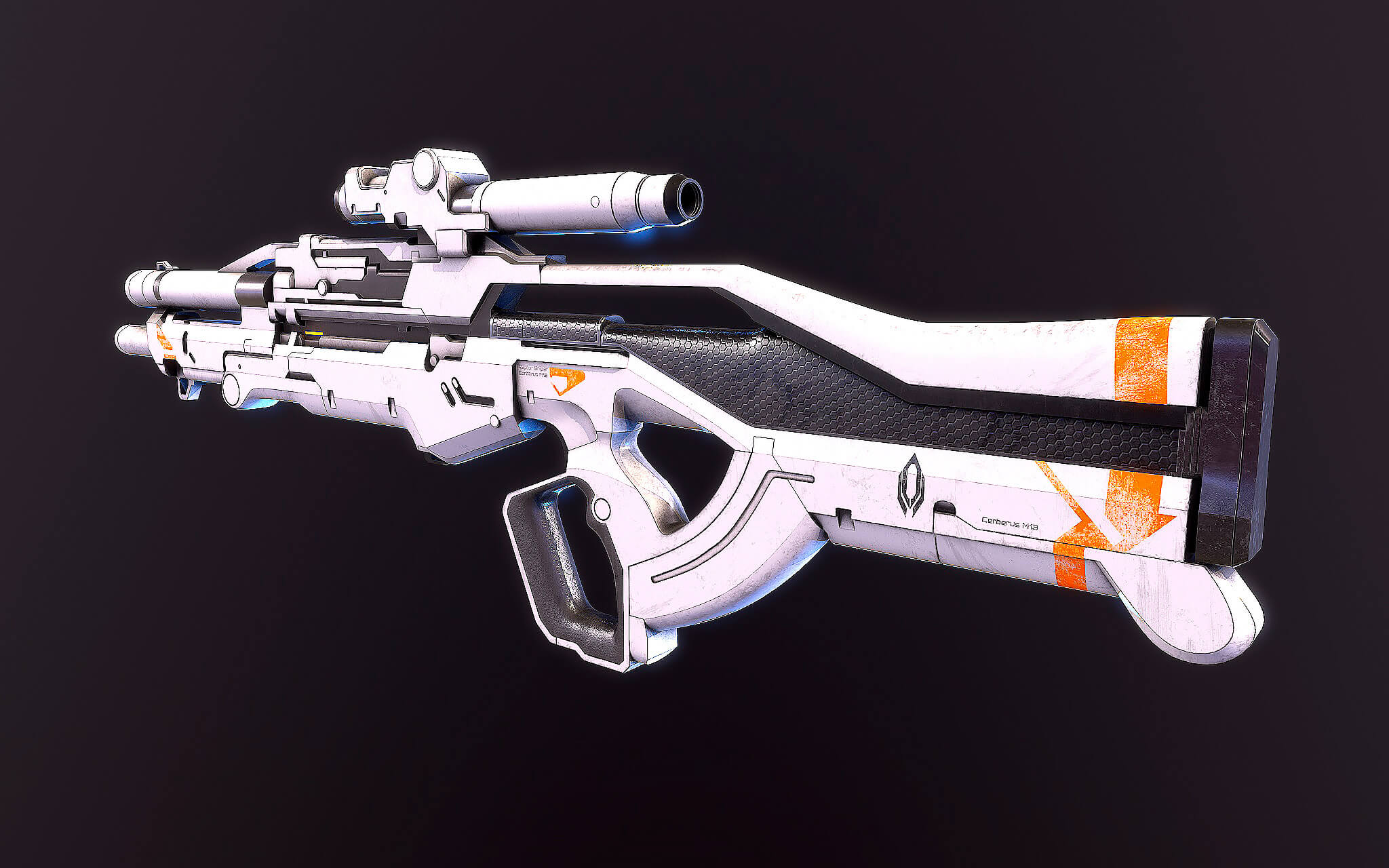 Cerberus M13 Raptor Sniper Mass Effect - 3D Model by KATEDRA604