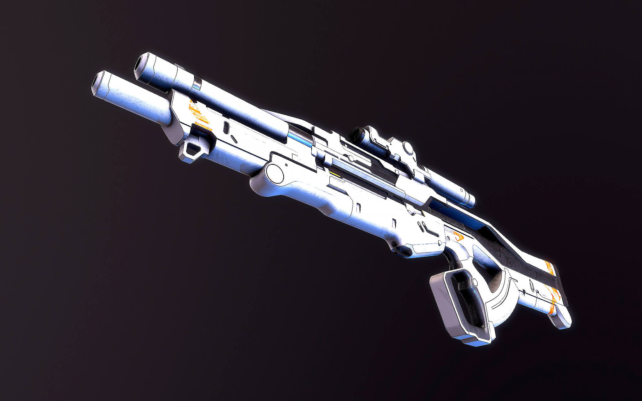 Cerberus M13 Raptor Sniper Mass Effect - 3D Model by KATEDRA604