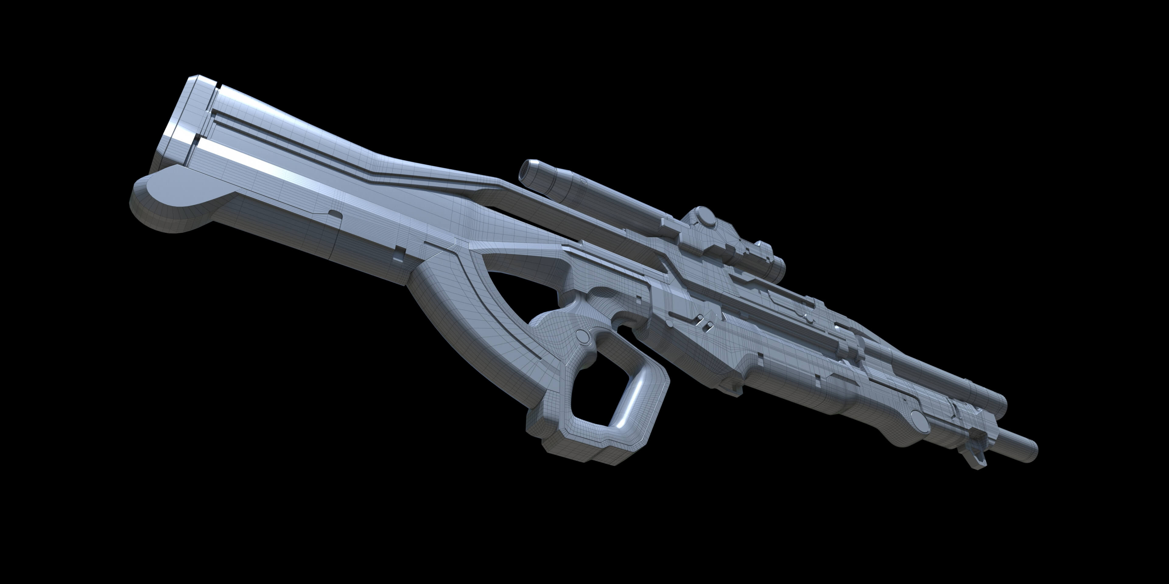 Cerberus M13 Raptor Sniper Mass Effect - 3D Model by KATEDRA604
