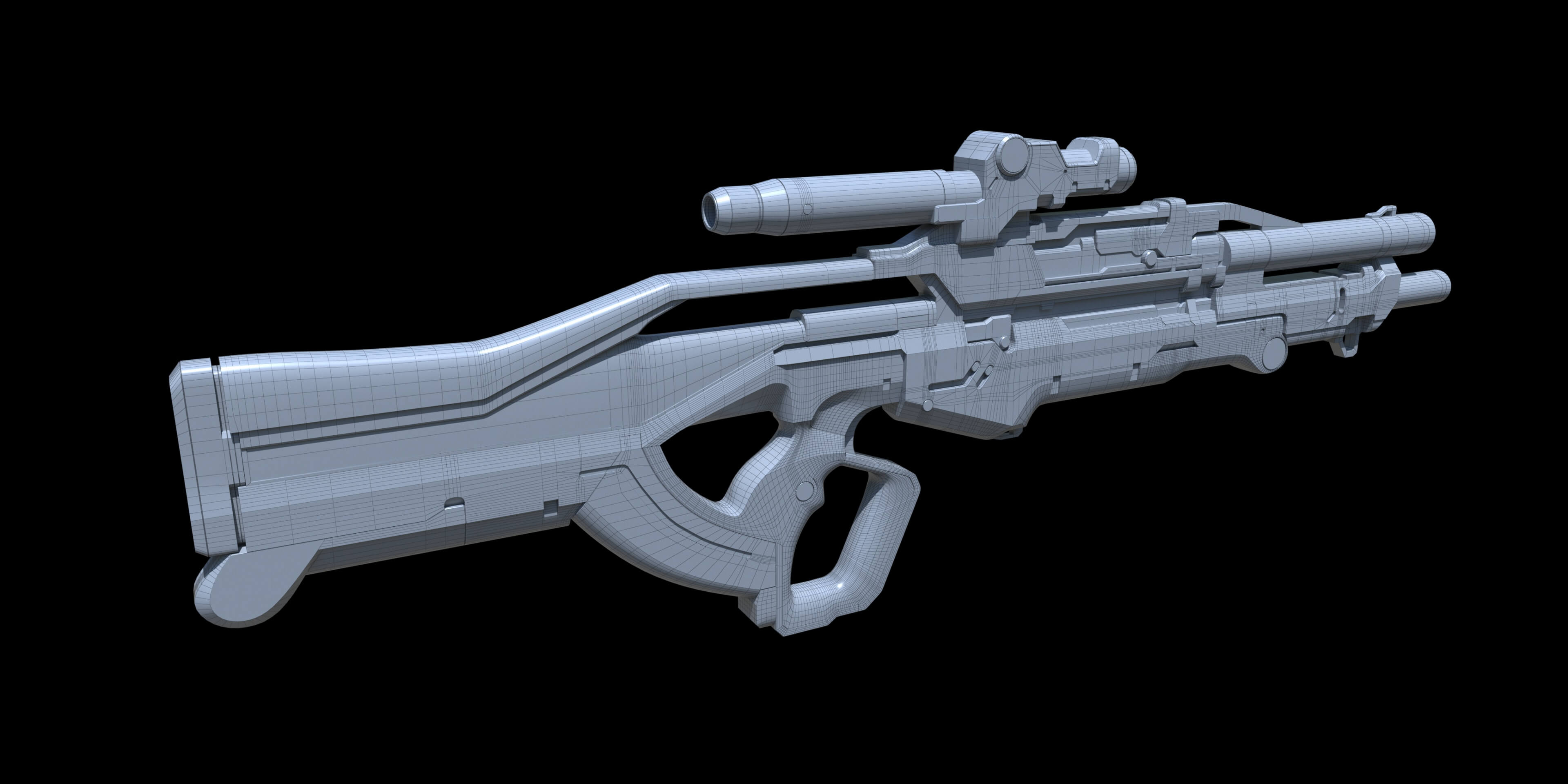 Cerberus M13 Raptor Sniper Mass Effect - 3D Model by KATEDRA604