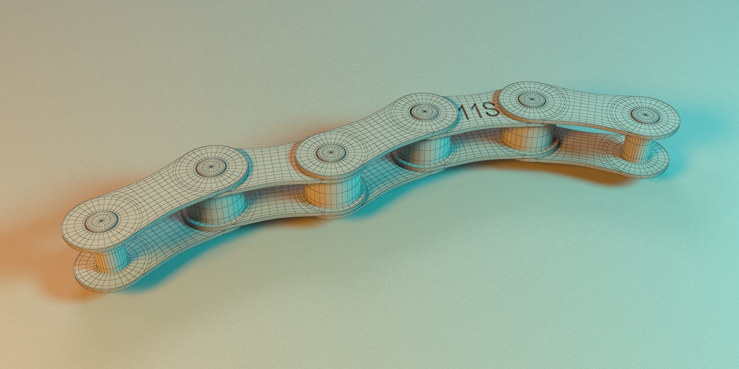 Roller Chain - 3D Model by KATEDRA604