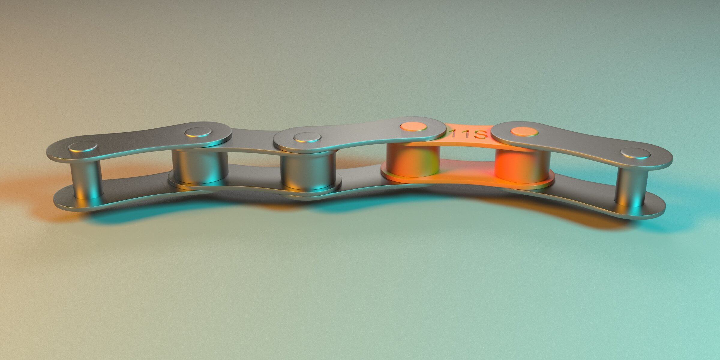Roller Chain - 3D Model by KATEDRA604