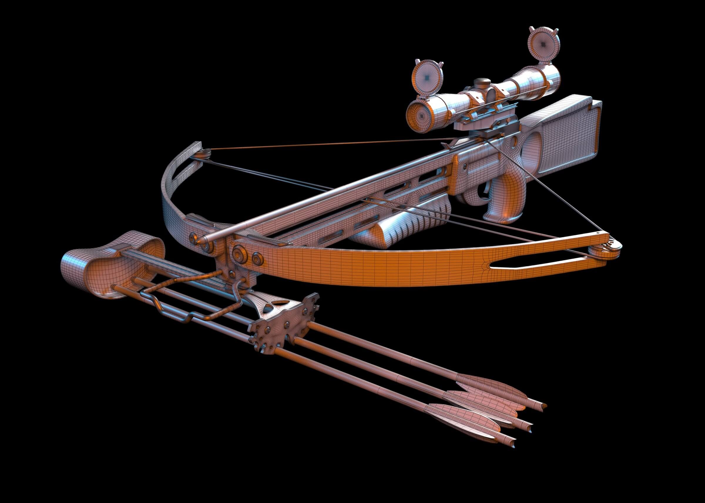 Crossbow - 3D Model by KATEDRA604