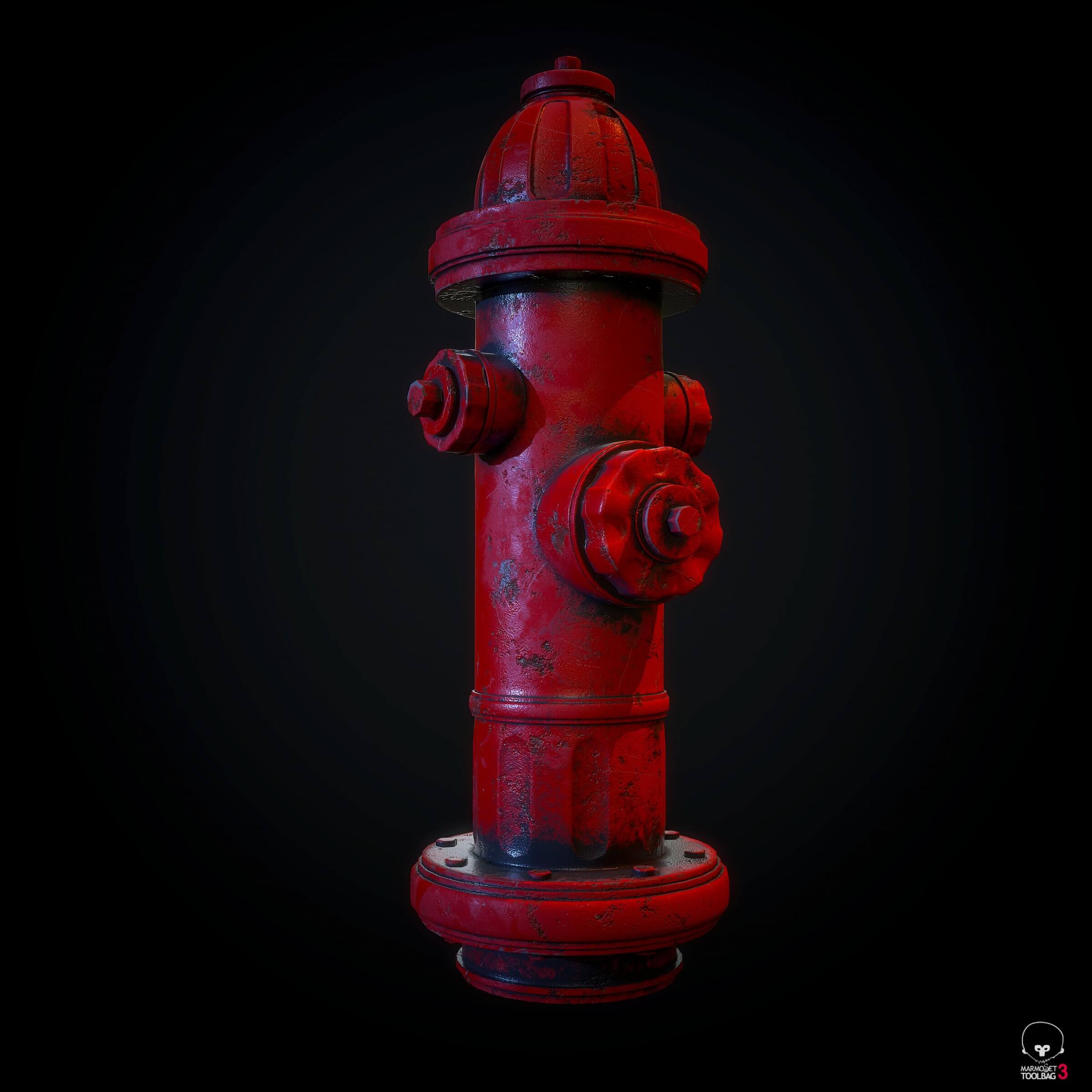 Fire Hydrant - 3D Model by KATEDRA604