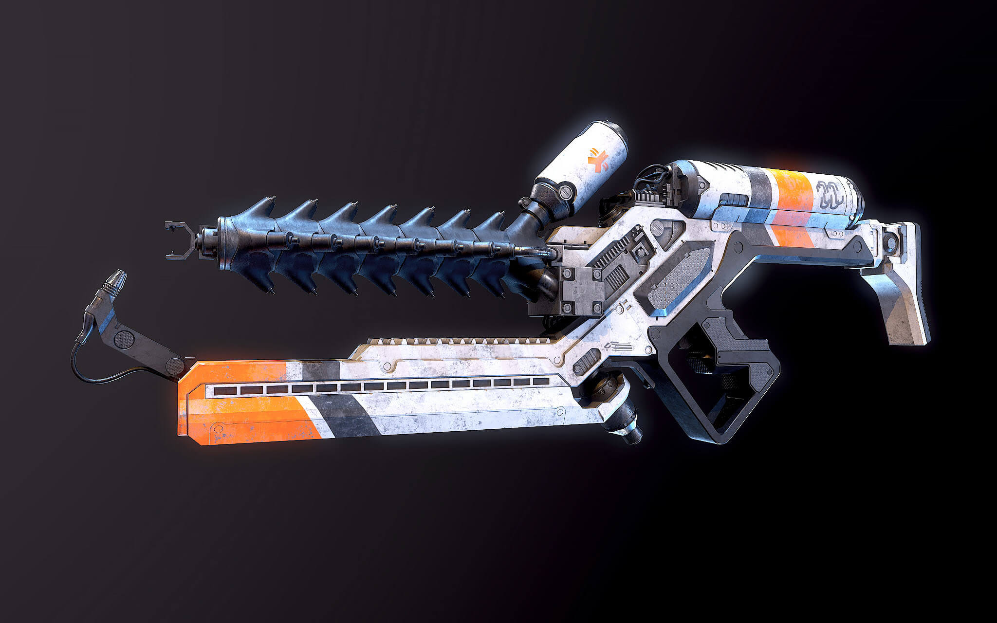 Arc Gun District 9 3D Render, Digital Art by KATEDRA604