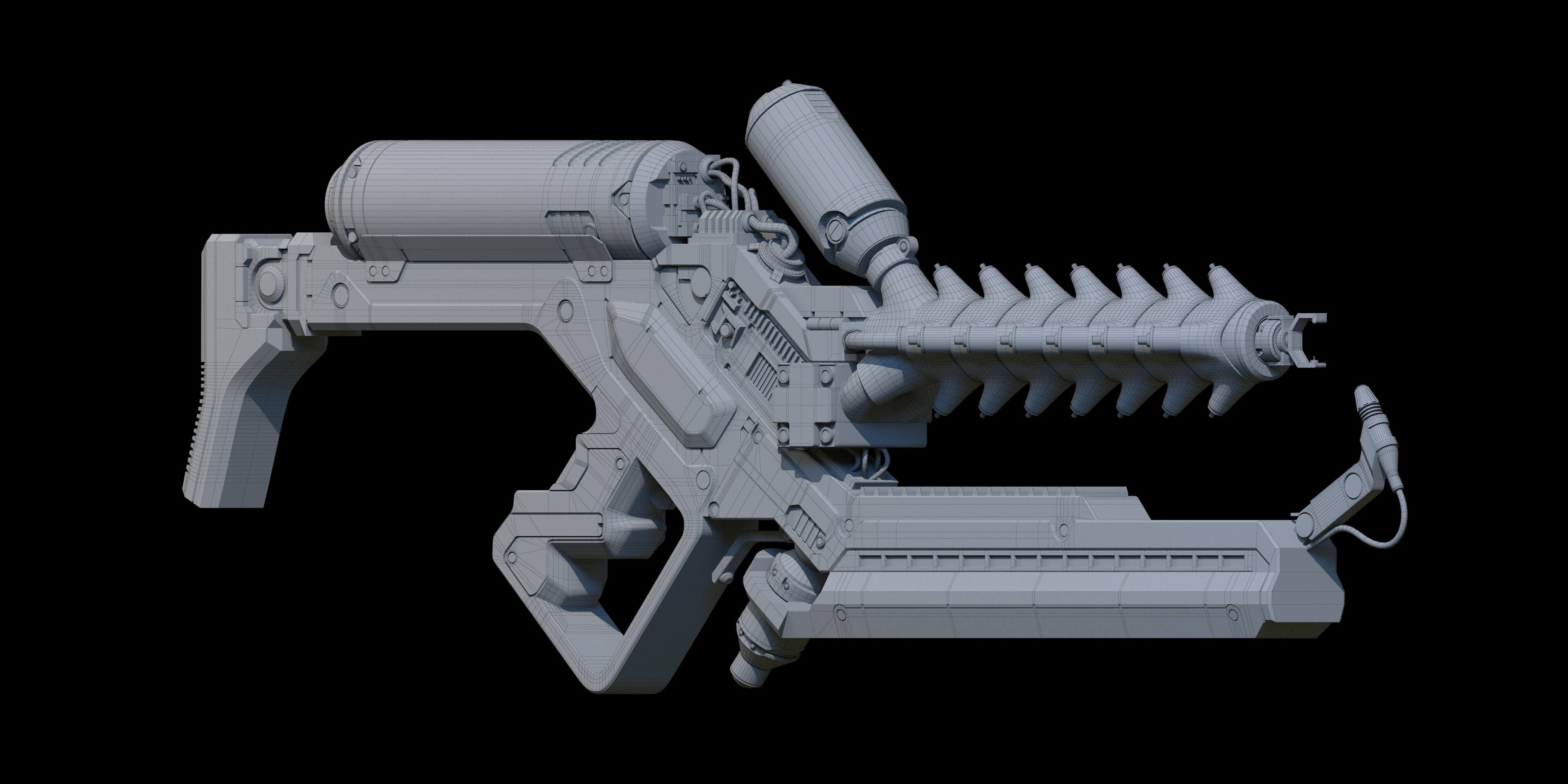 Arc Gun District 9 3D Render, Digital Art by KATEDRA604