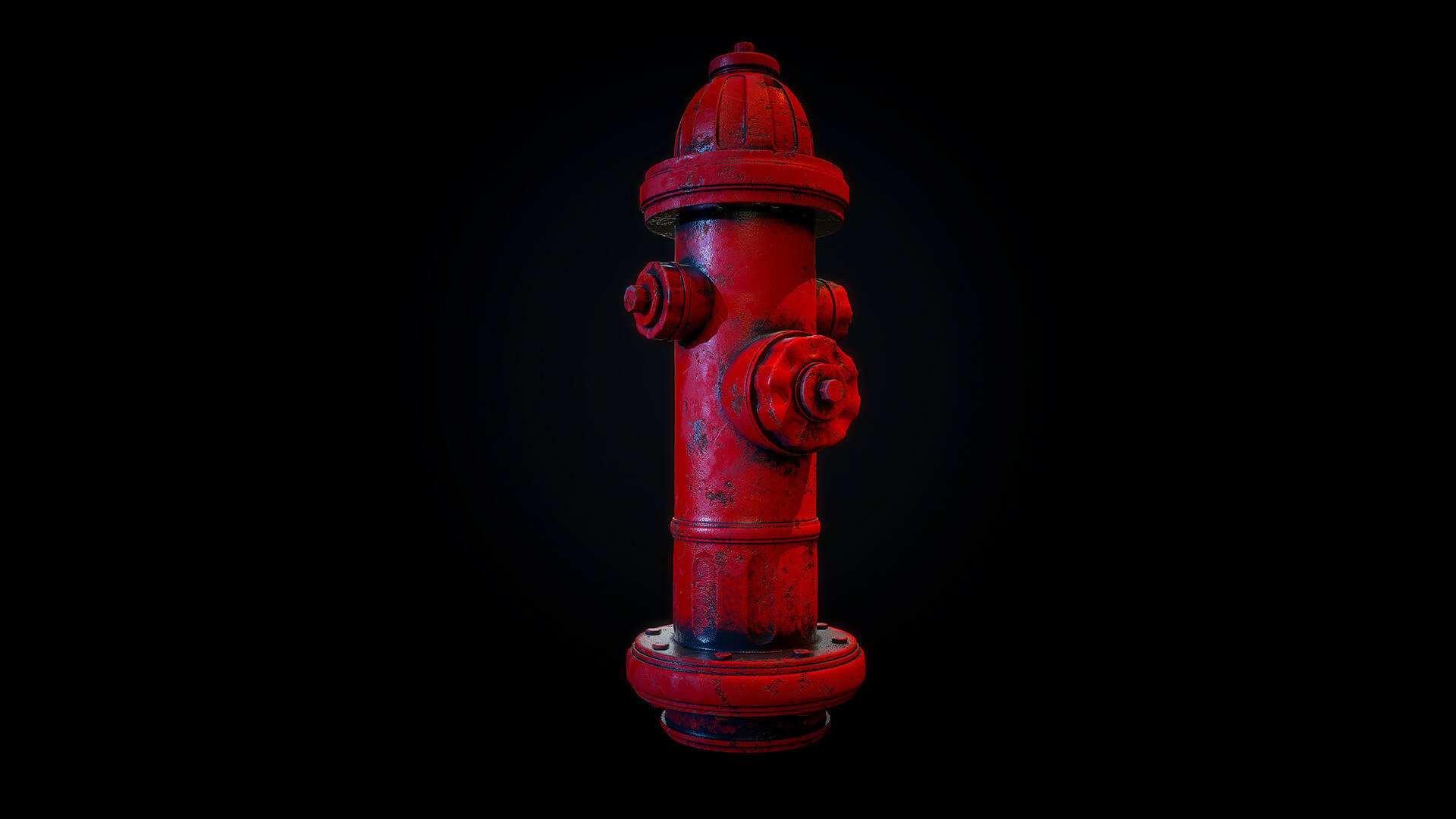 Fire Hydrant 3D Render, Digital Art by KATEDRA604
