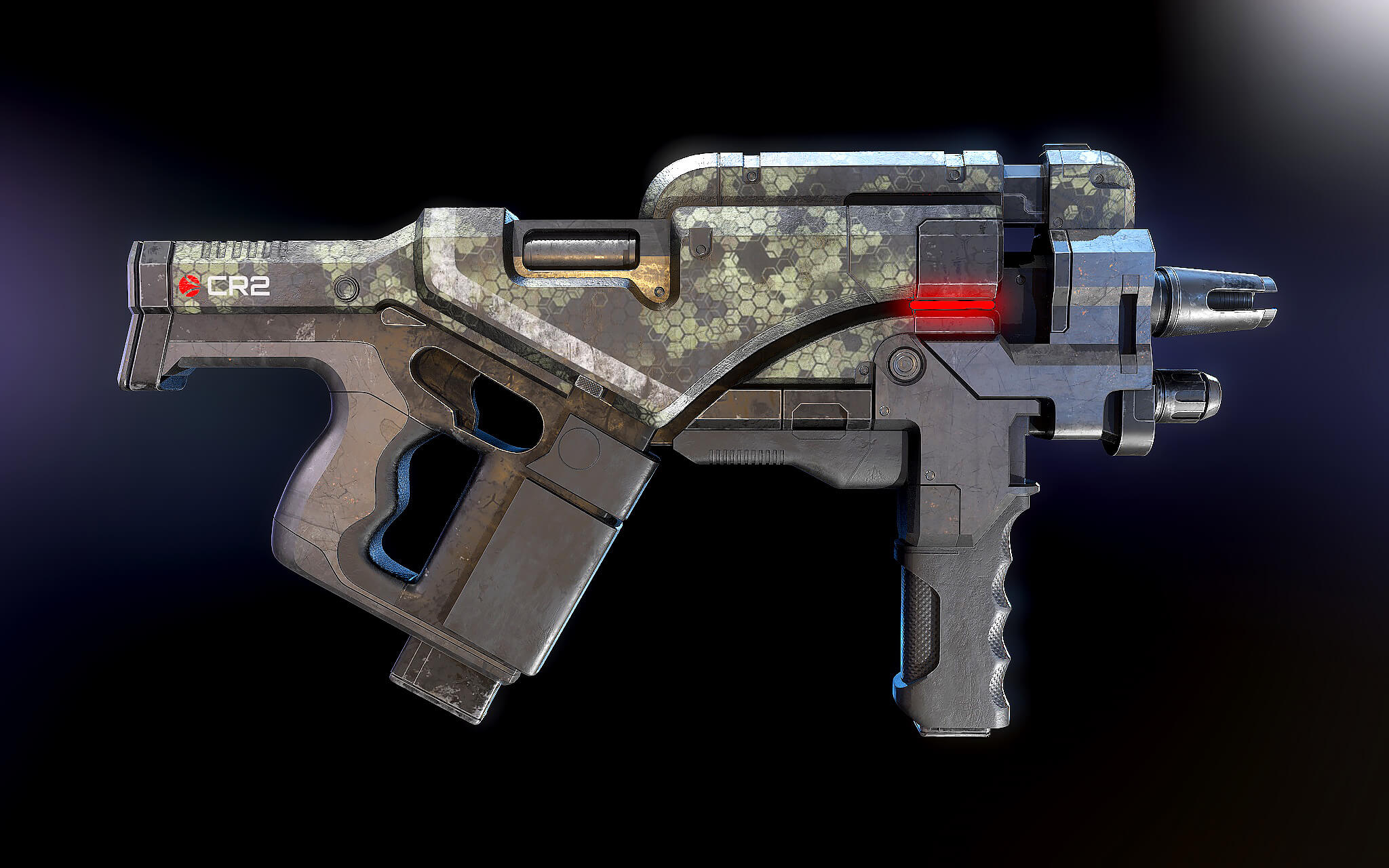 M12 Locust Mass Effect 3D Render, Digital Art by KATEDRA604