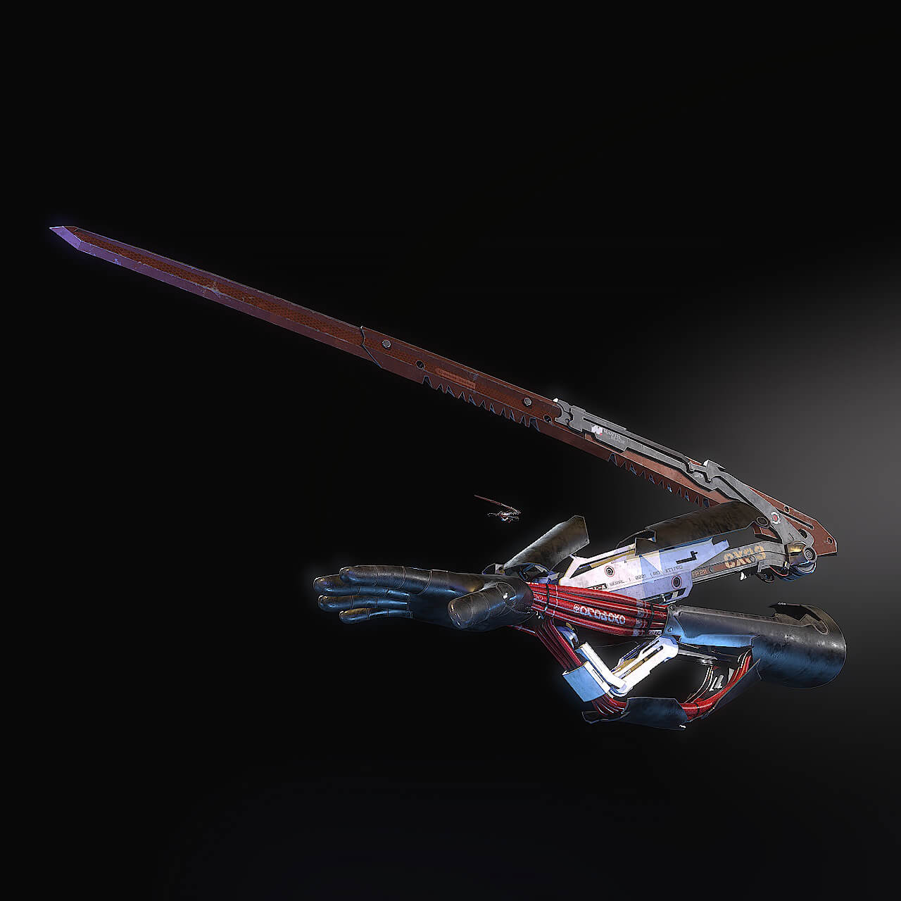 Mantis Blade 3D Render, Digital Art by KATEDRA604