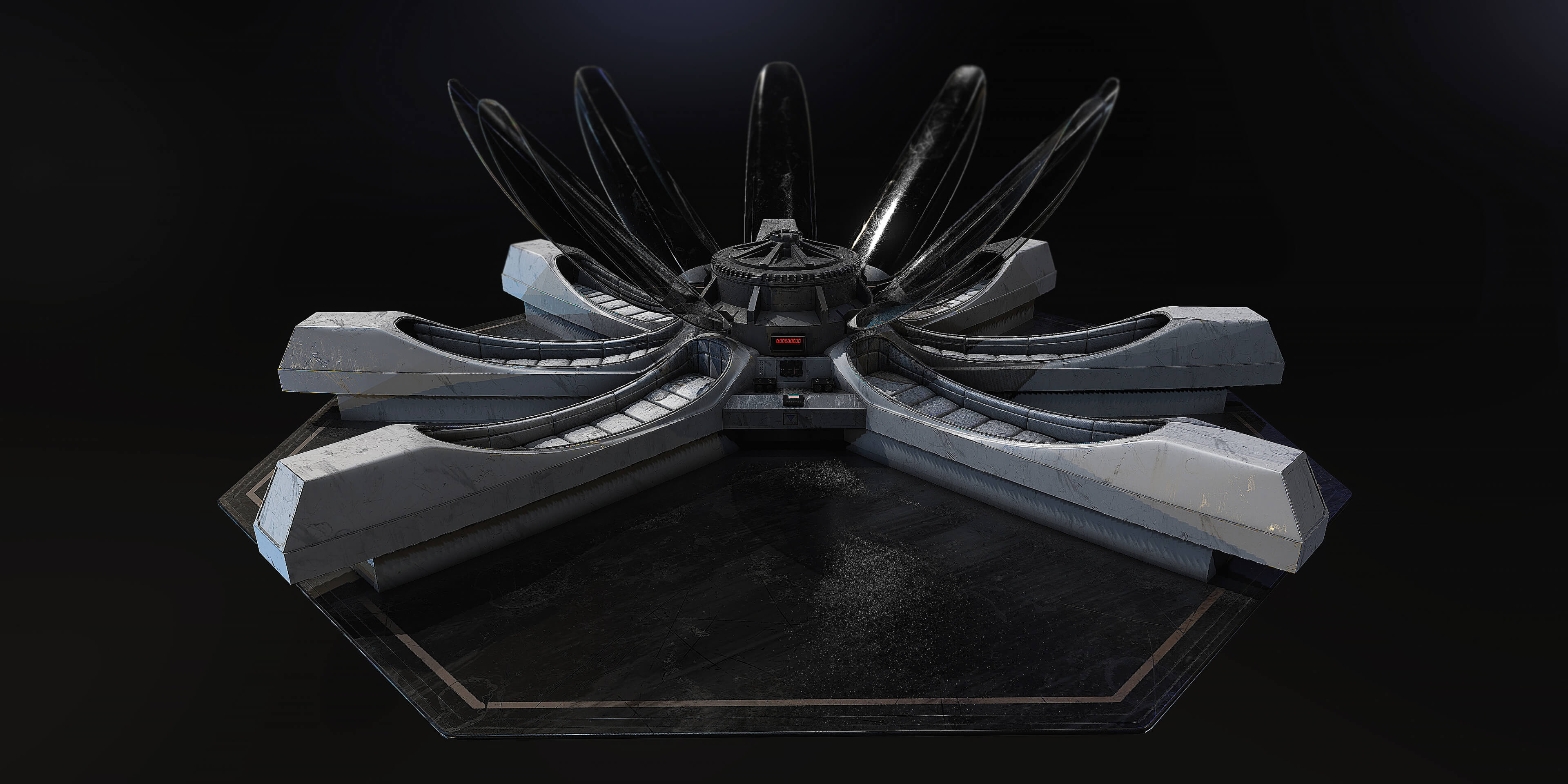 Hypersleep Chamber Alien - 3D Model by KATEDRA604