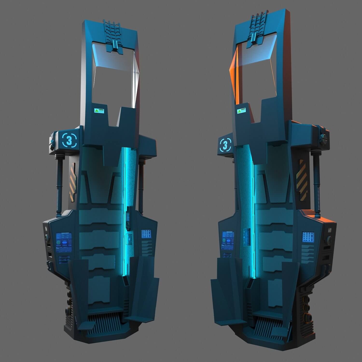 Hypersleep Chamber - 3D Model by KATEDRA604