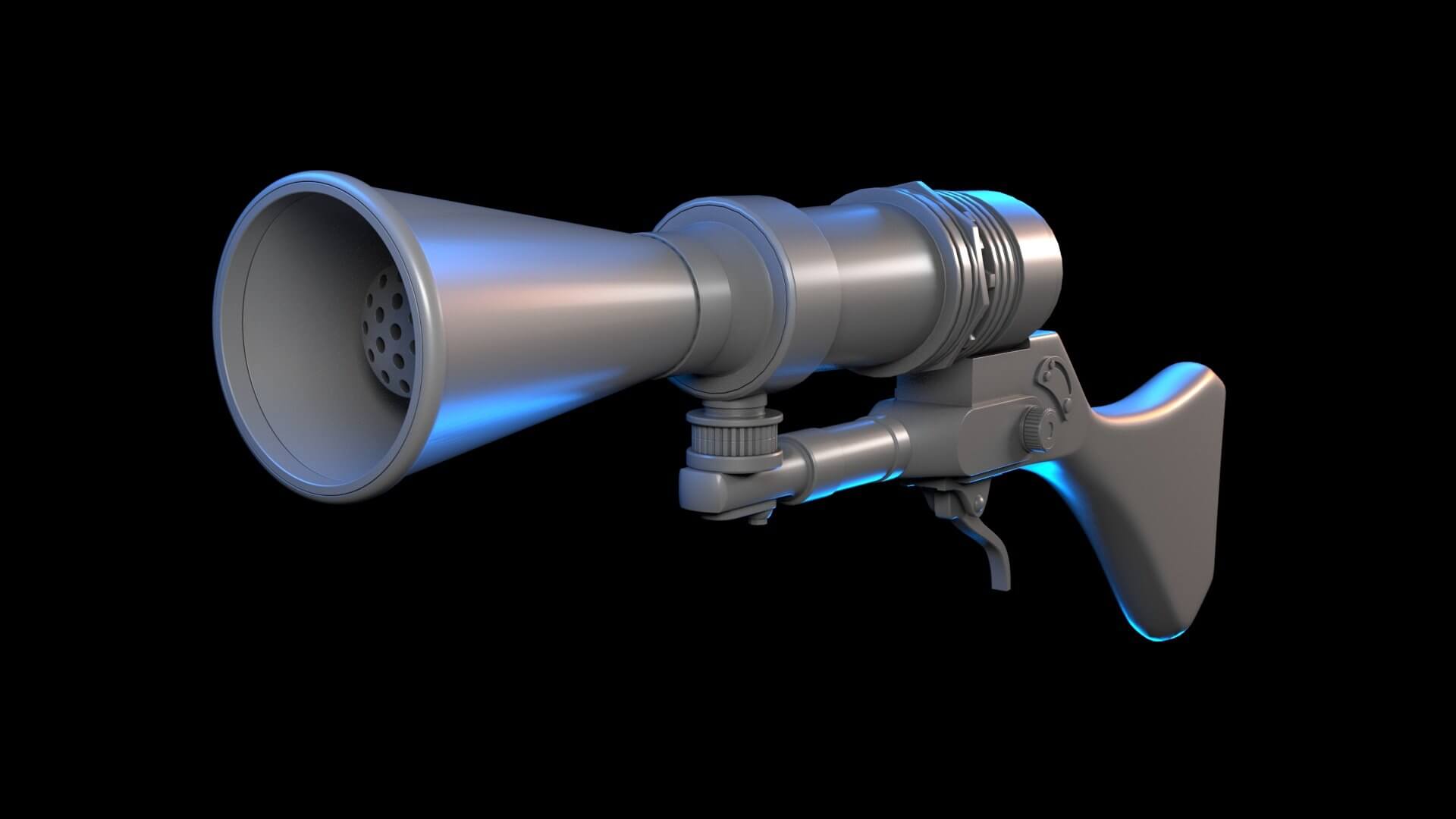 Jawa Ionization Blaster - 3D Model by KATEDRA604