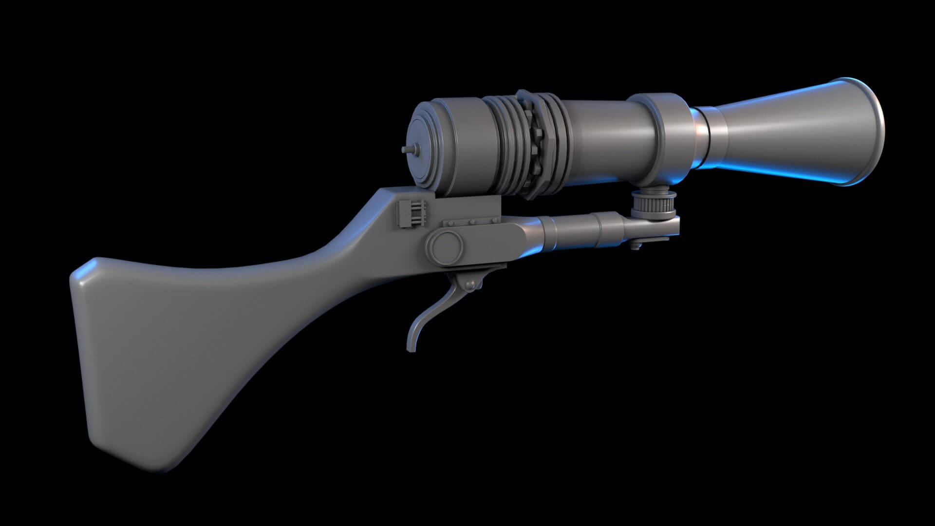 Jawa Ionization Blaster - 3D Model by KATEDRA604