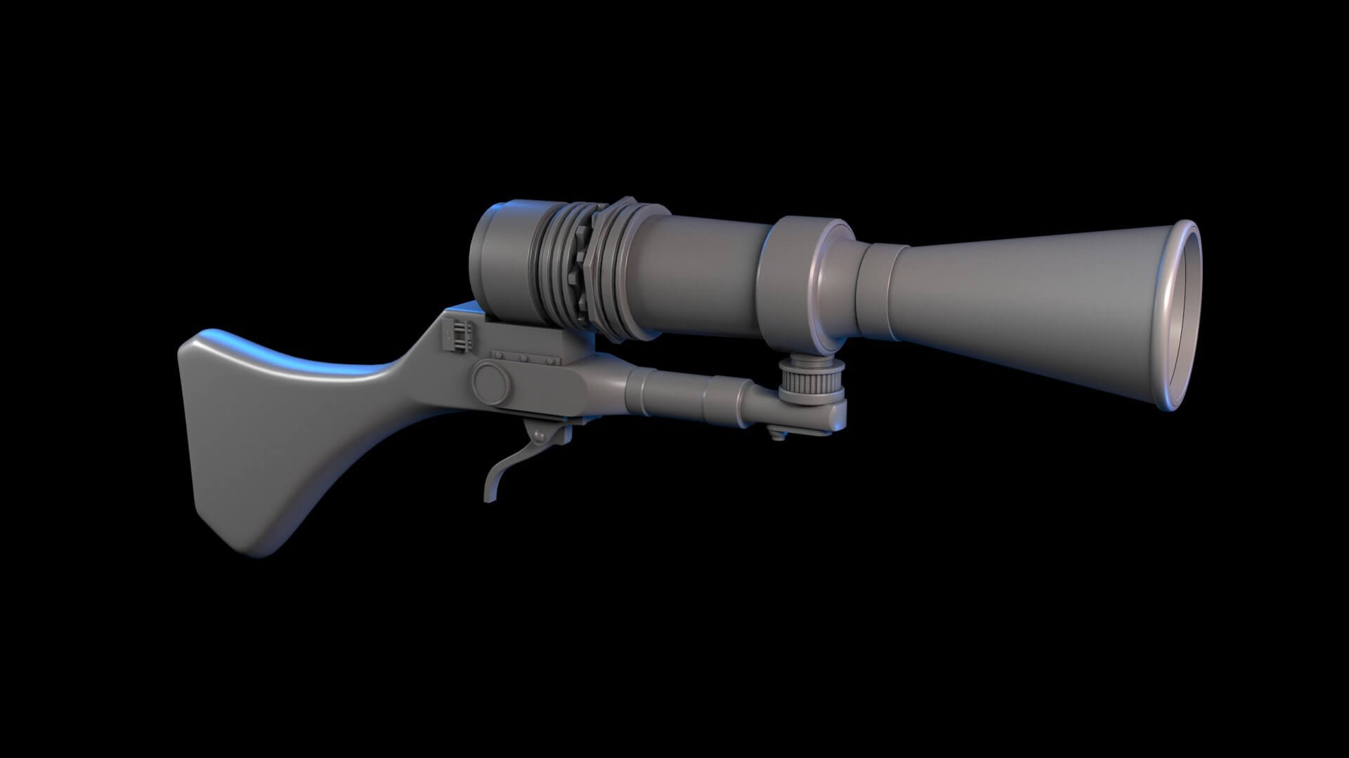 Jawa Ionization Blaster - 3D Model by KATEDRA604