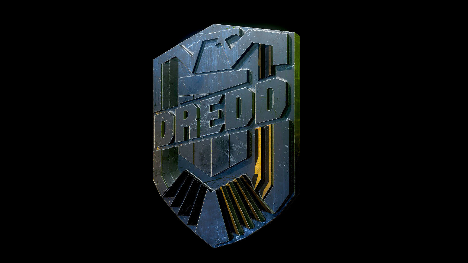 Judge Joseph Dredd Logo - 3D Model by KATEDRA604