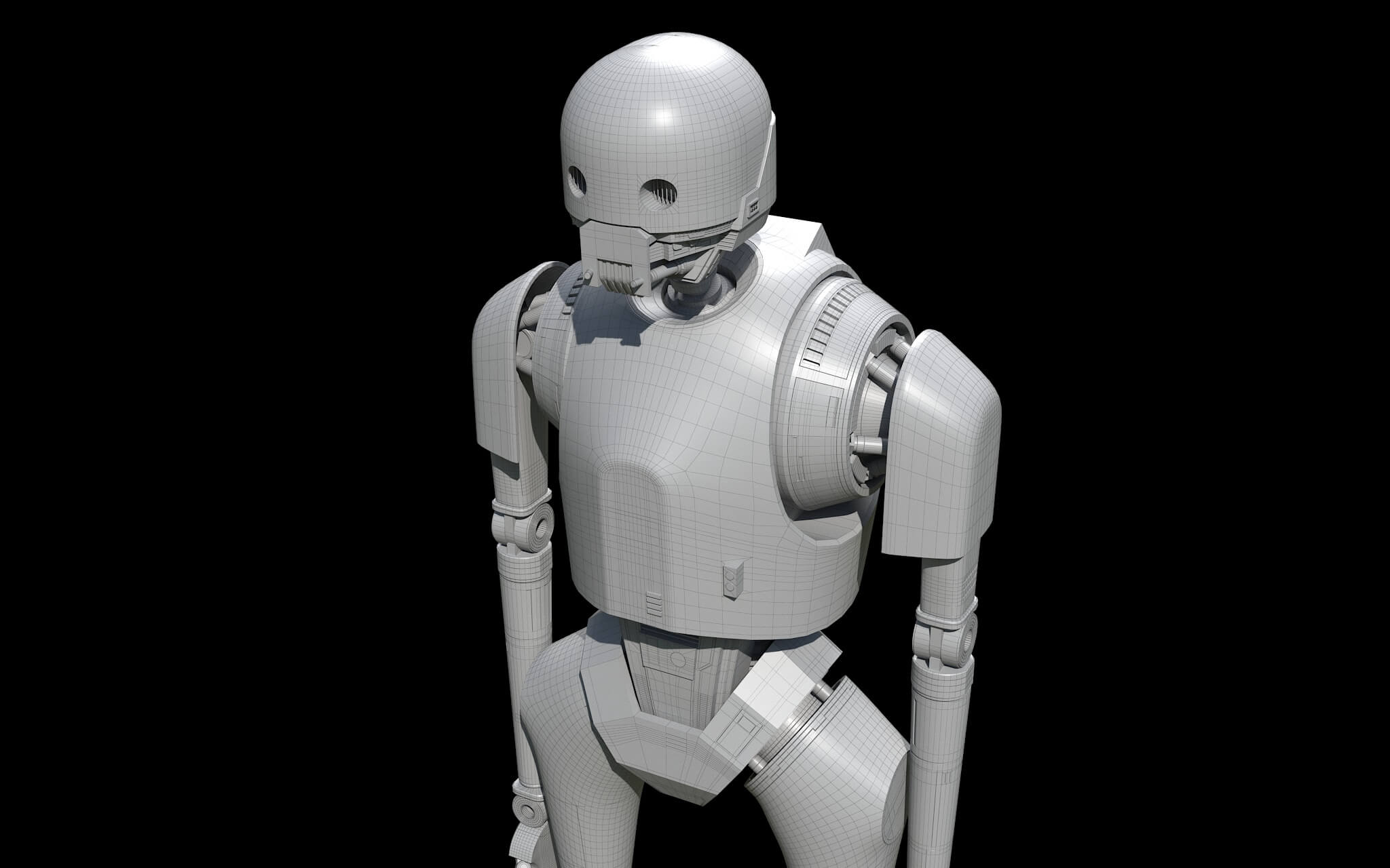 K-2SO Star Wars 3D Model by KATEDRA604