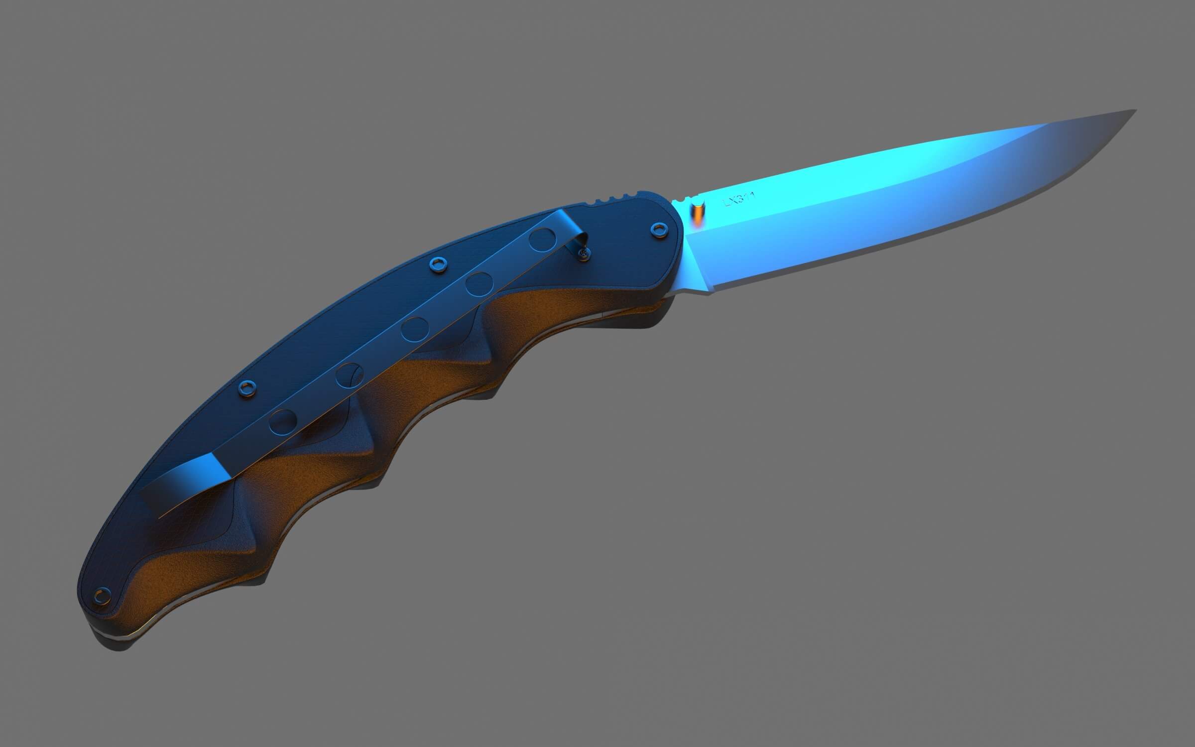 Knife - 3D Model by KATEDRA604