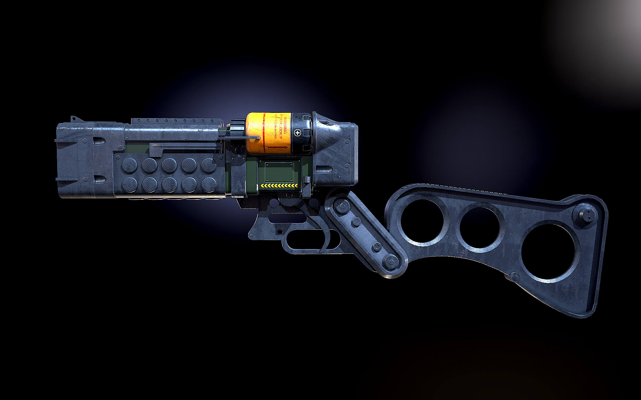 Laser Pistols Fallout - 3D Model by KATEDRA604