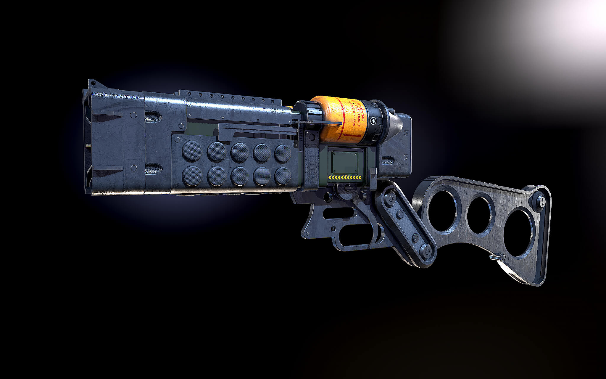 Laser Pistols Fallout - 3D Model by KATEDRA604