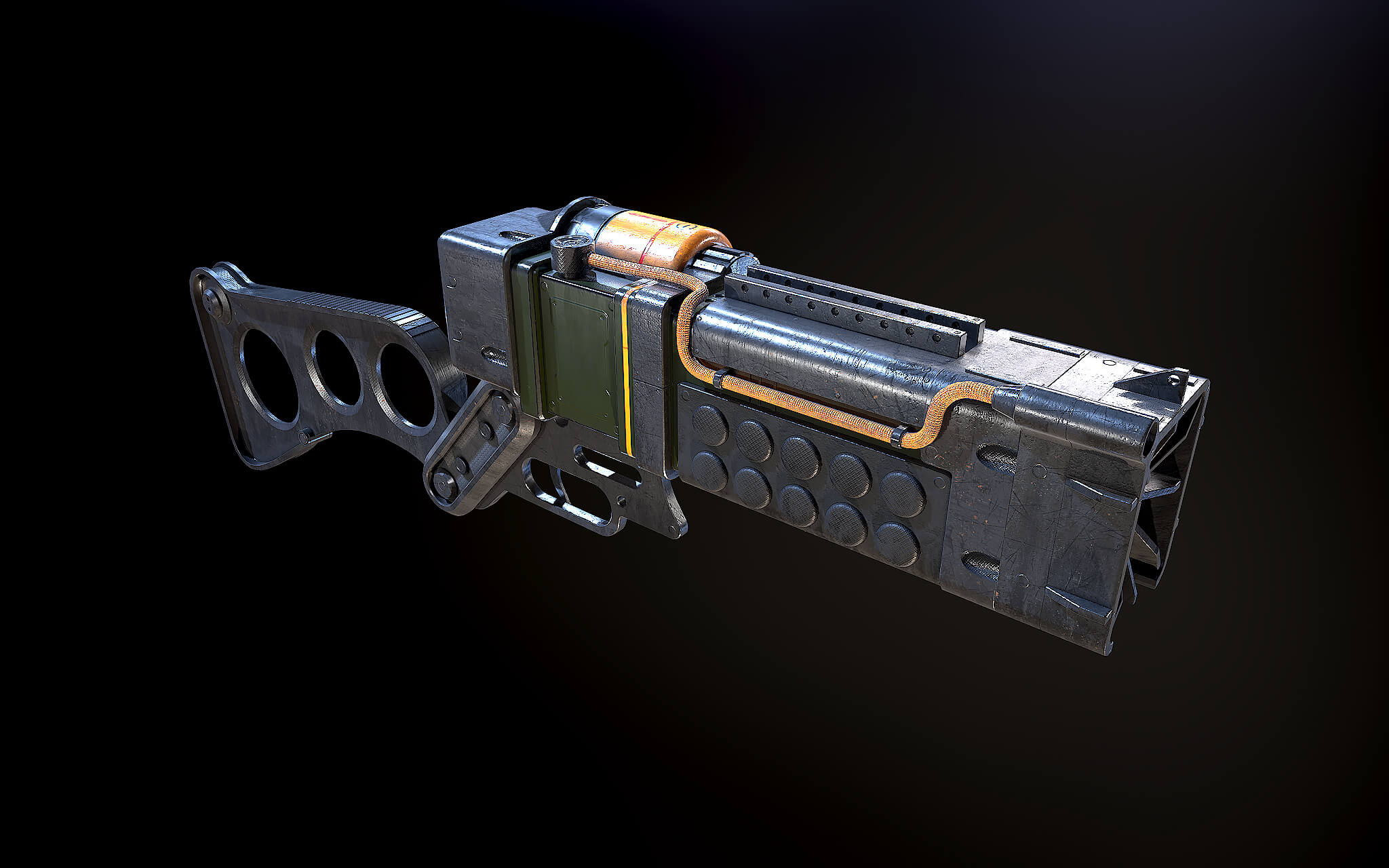 Laser Pistols Fallout - 3D Model by KATEDRA604