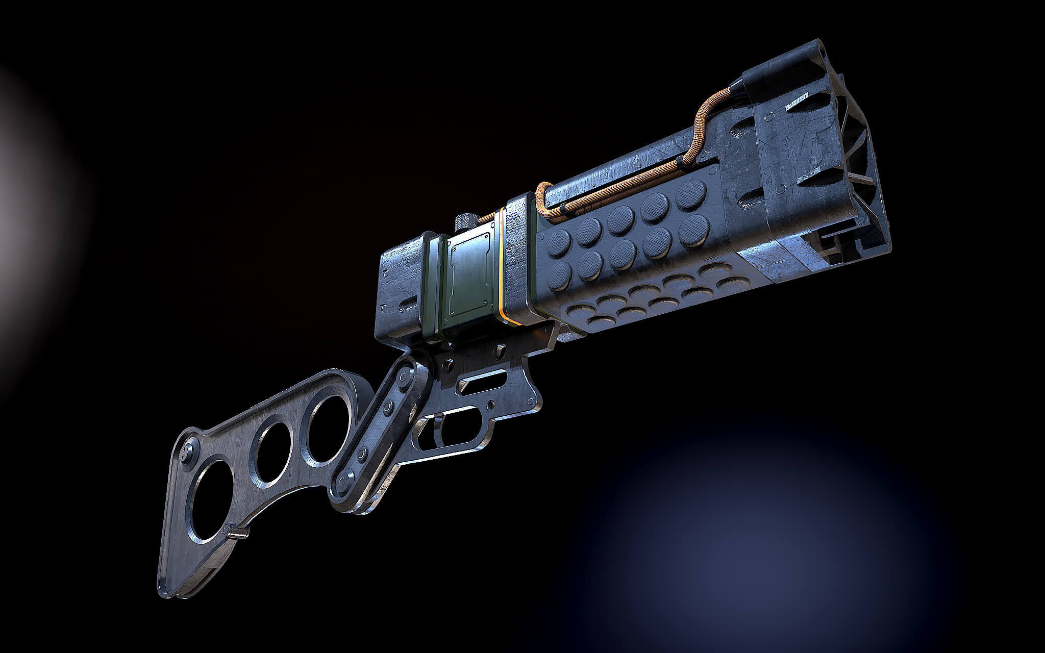 Laser Pistols Fallout - 3D Model by KATEDRA604