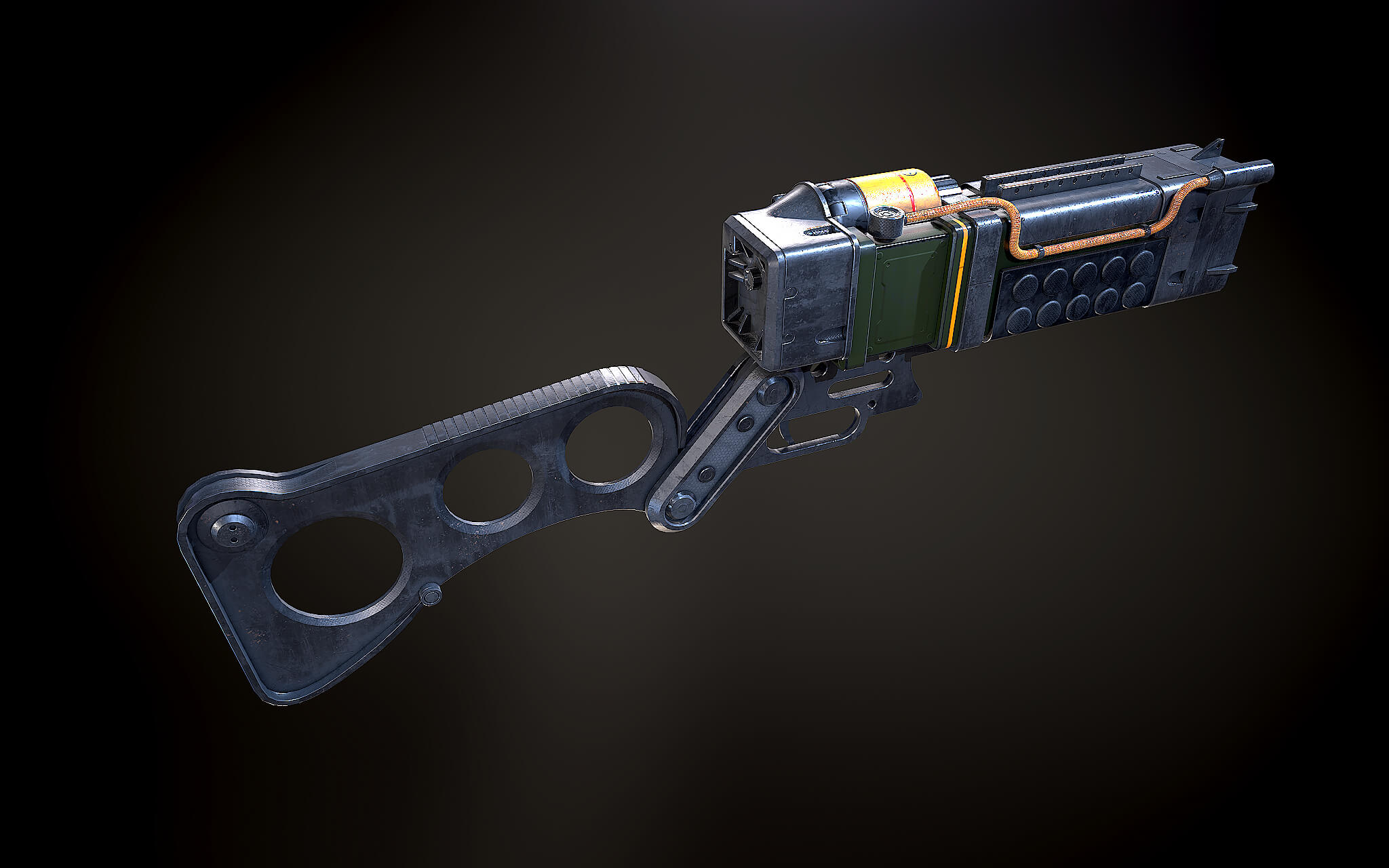 Laser Pistols Fallout - 3D Model by KATEDRA604