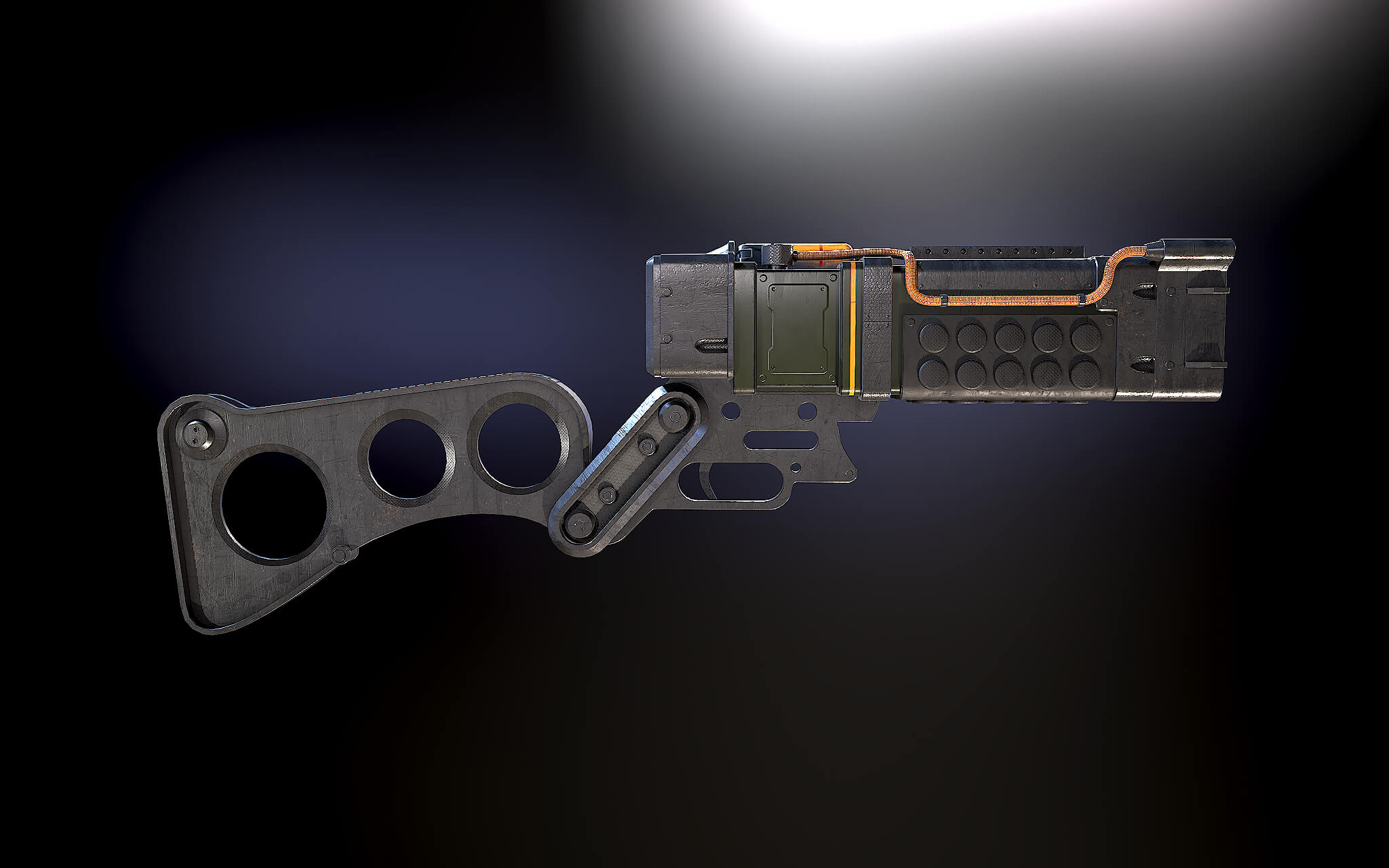Laser Pistols Fallout - 3D Model by KATEDRA604