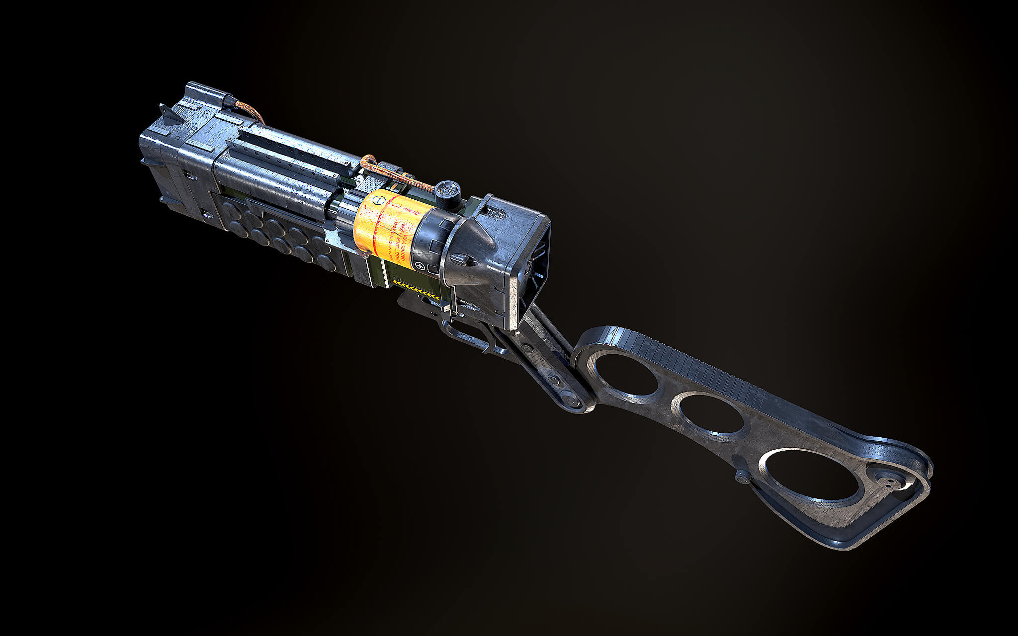 Laser Pistols Fallout - 3D Model by KATEDRA604