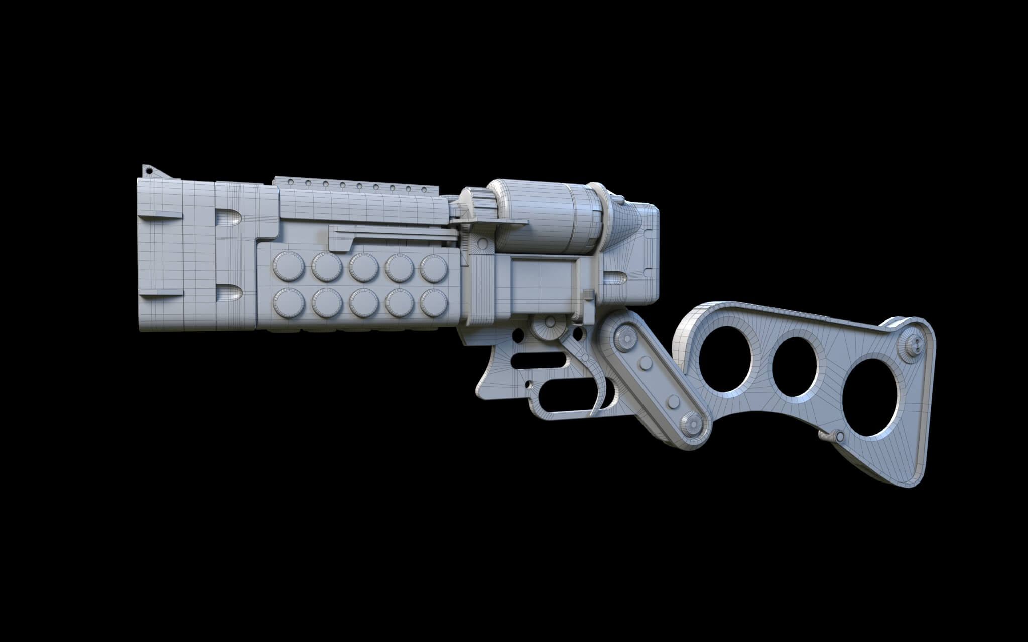 Laser Pistols Fallout - 3D Model by KATEDRA604