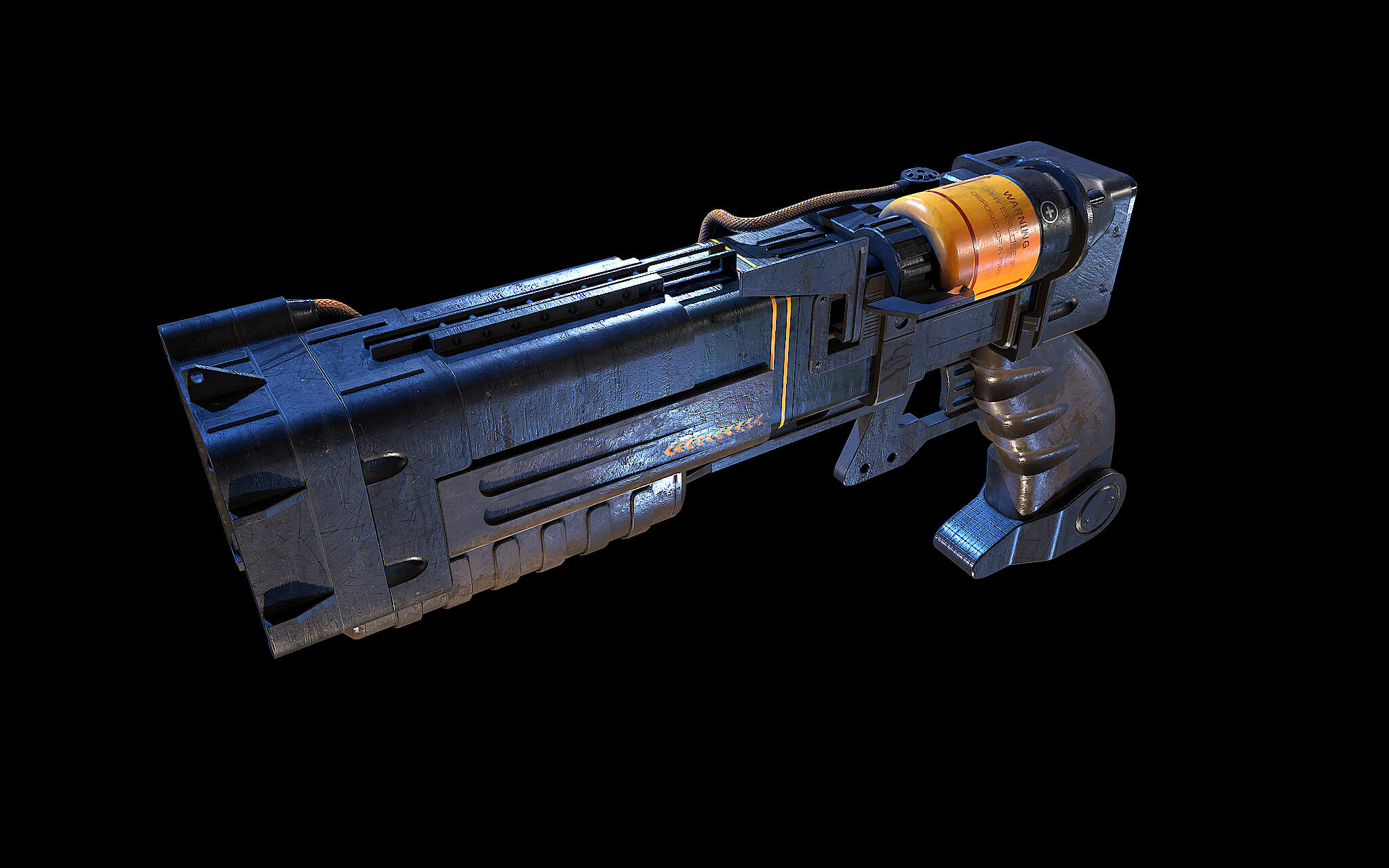 Laser Pistols Fallout - 3D Model by KATEDRA604