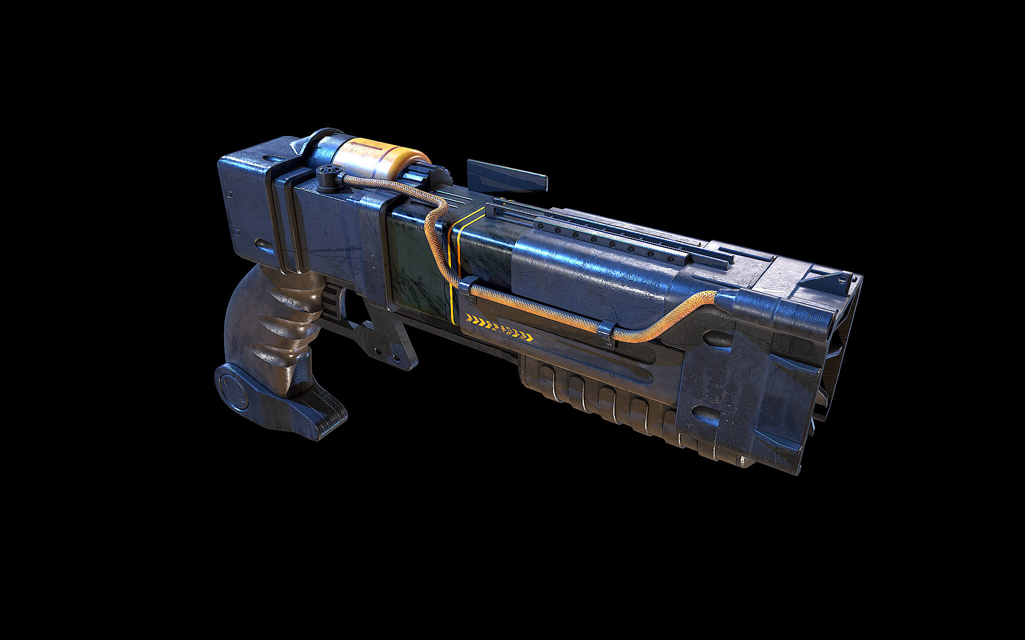 Laser Pistols Fallout - 3D Model by KATEDRA604