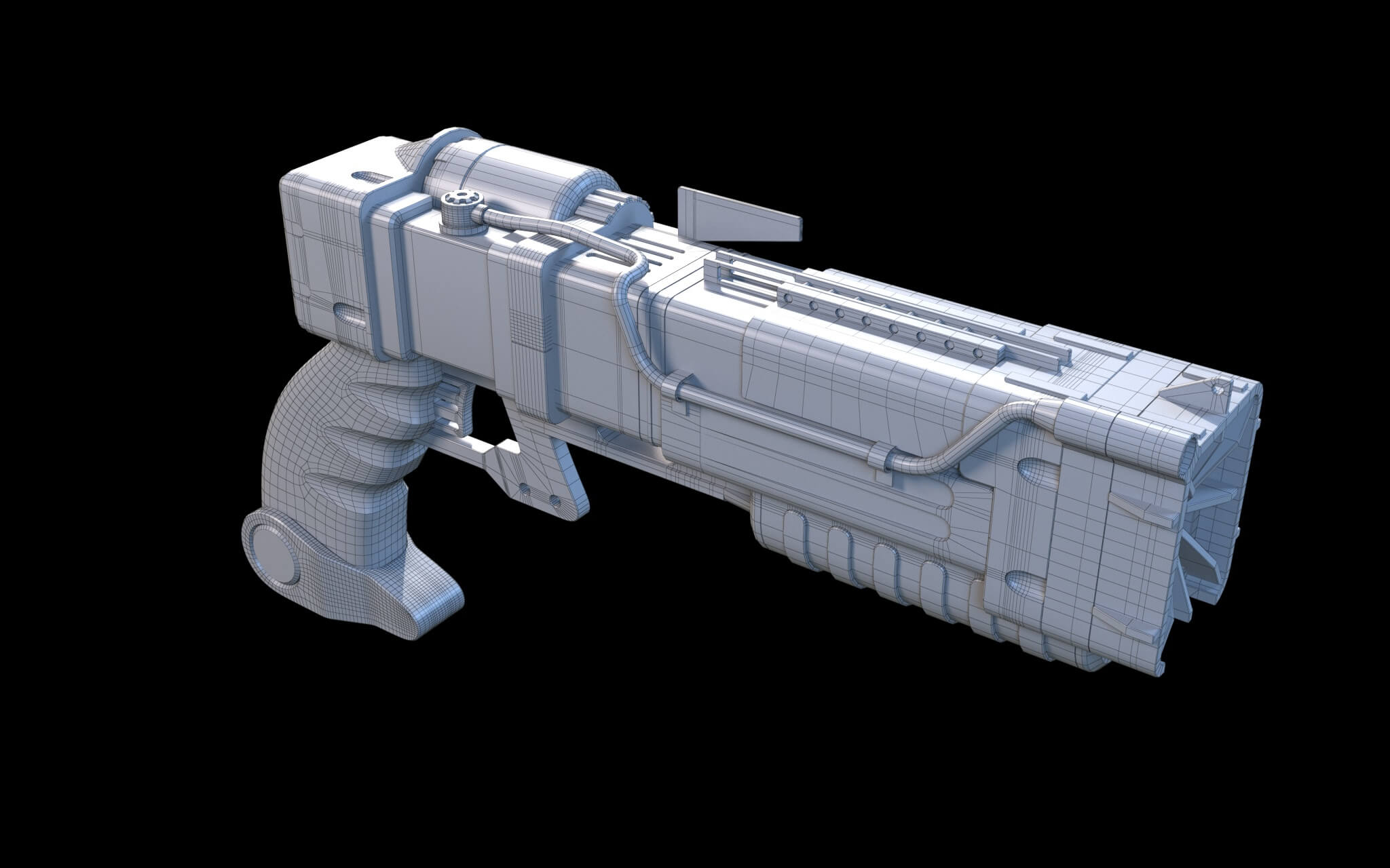 Laser Pistols Fallout - 3D Model by KATEDRA604