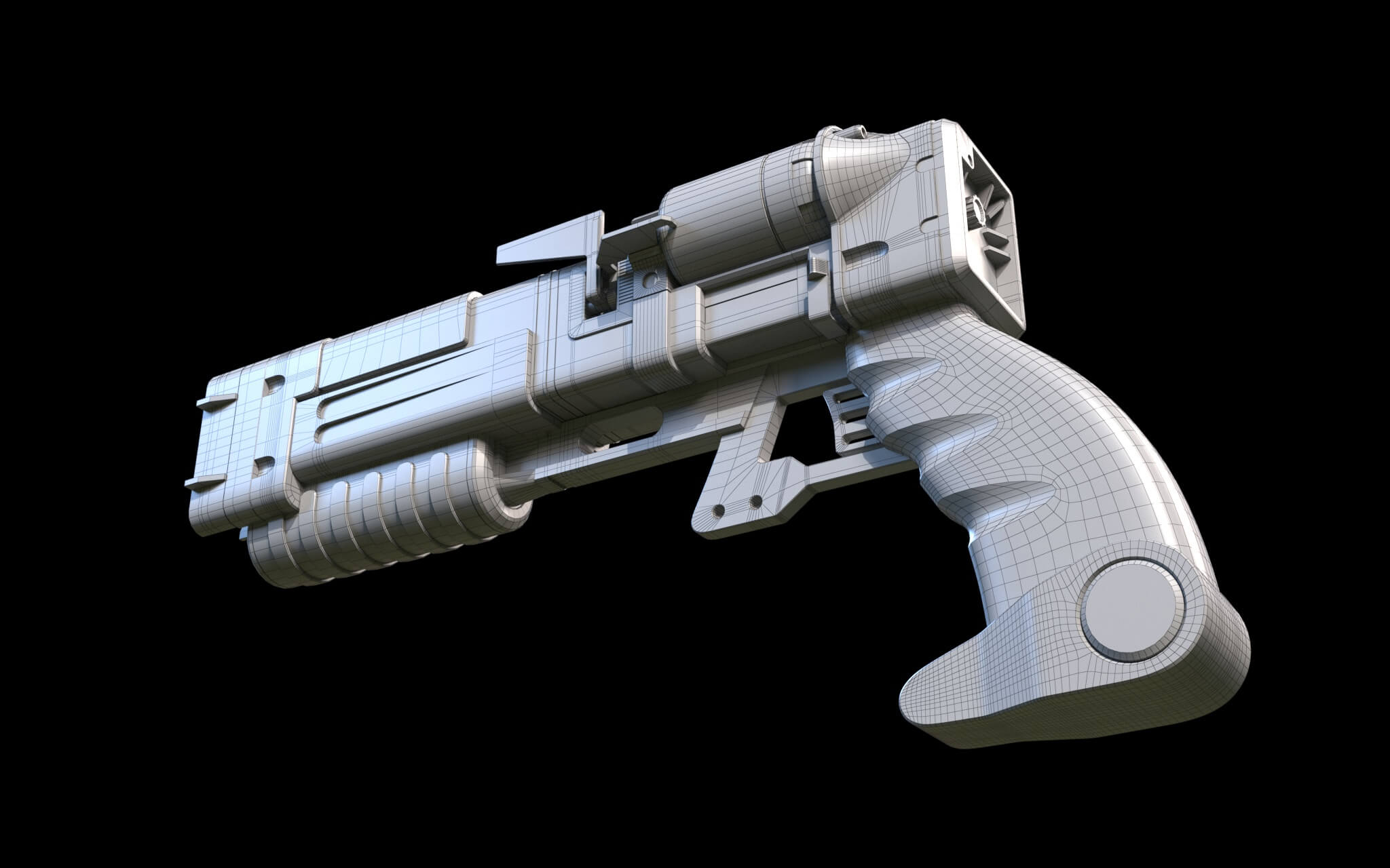 Laser Pistols Fallout - 3D Model by KATEDRA604