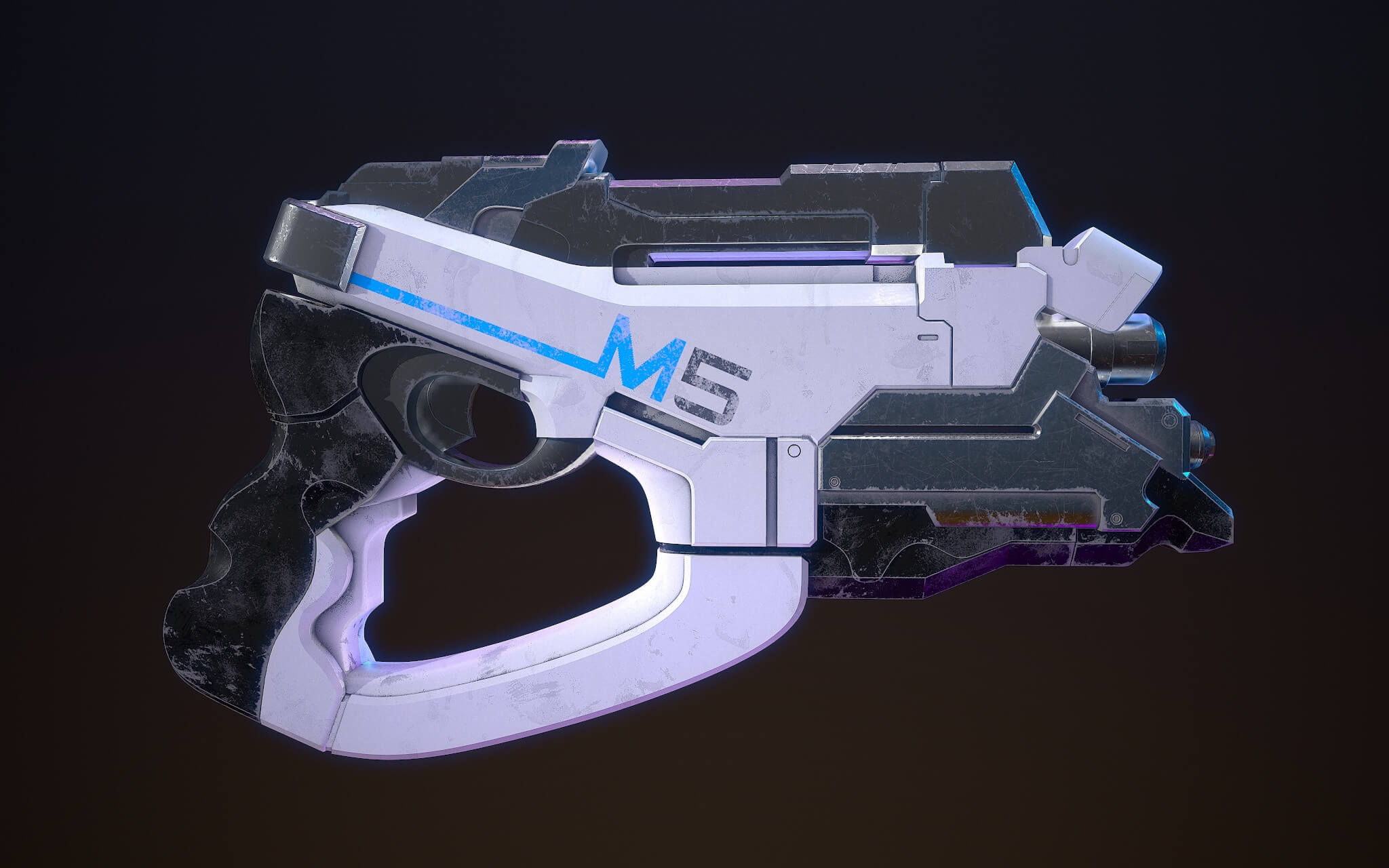 M-5 Phalanx Mass Effect 3D Model by KATEDRA604