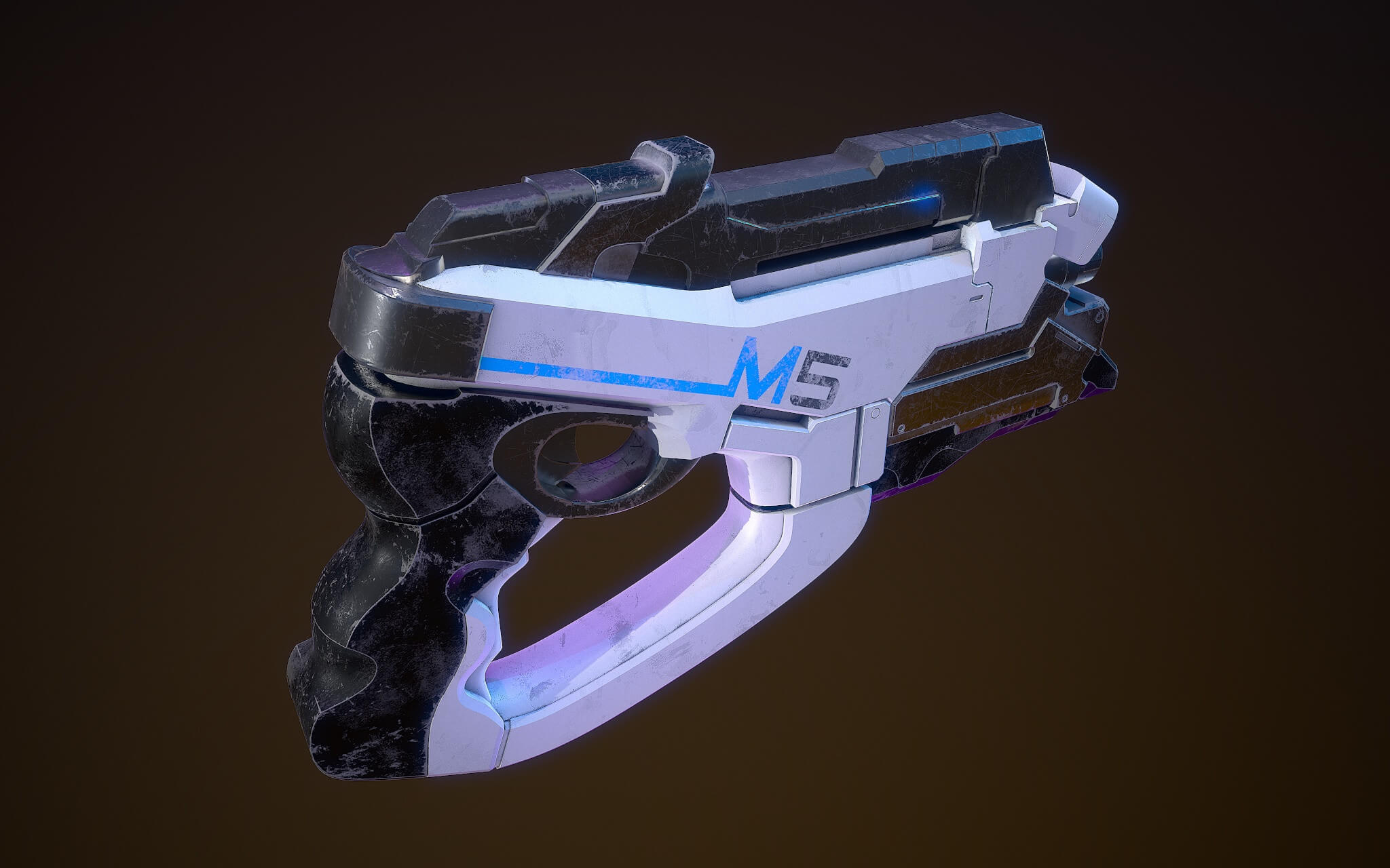 M-5 Phalanx Mass Effect 3D Model by KATEDRA604
