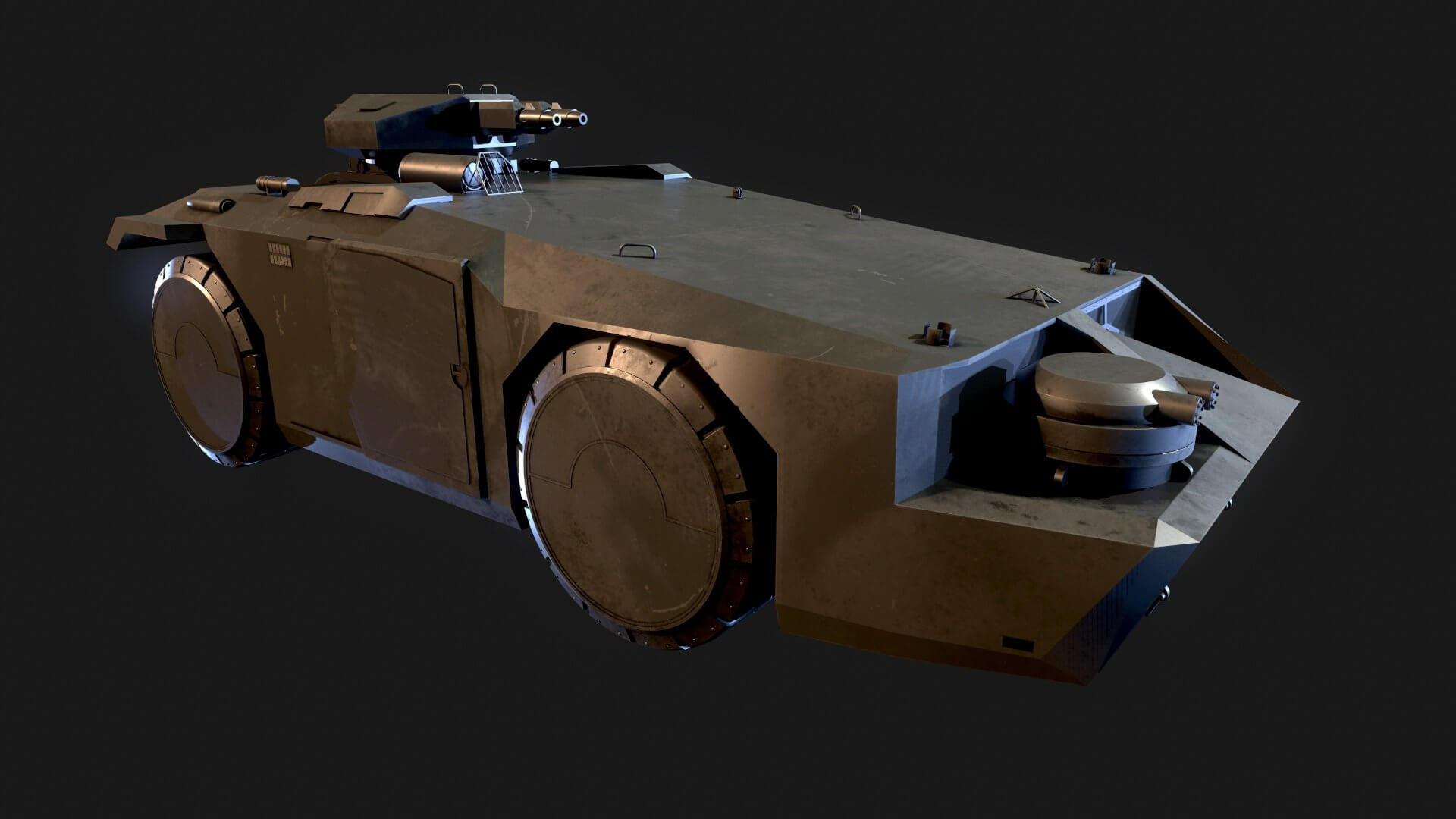 M 577 APC Aliens - 3D Model by KATEDRA604