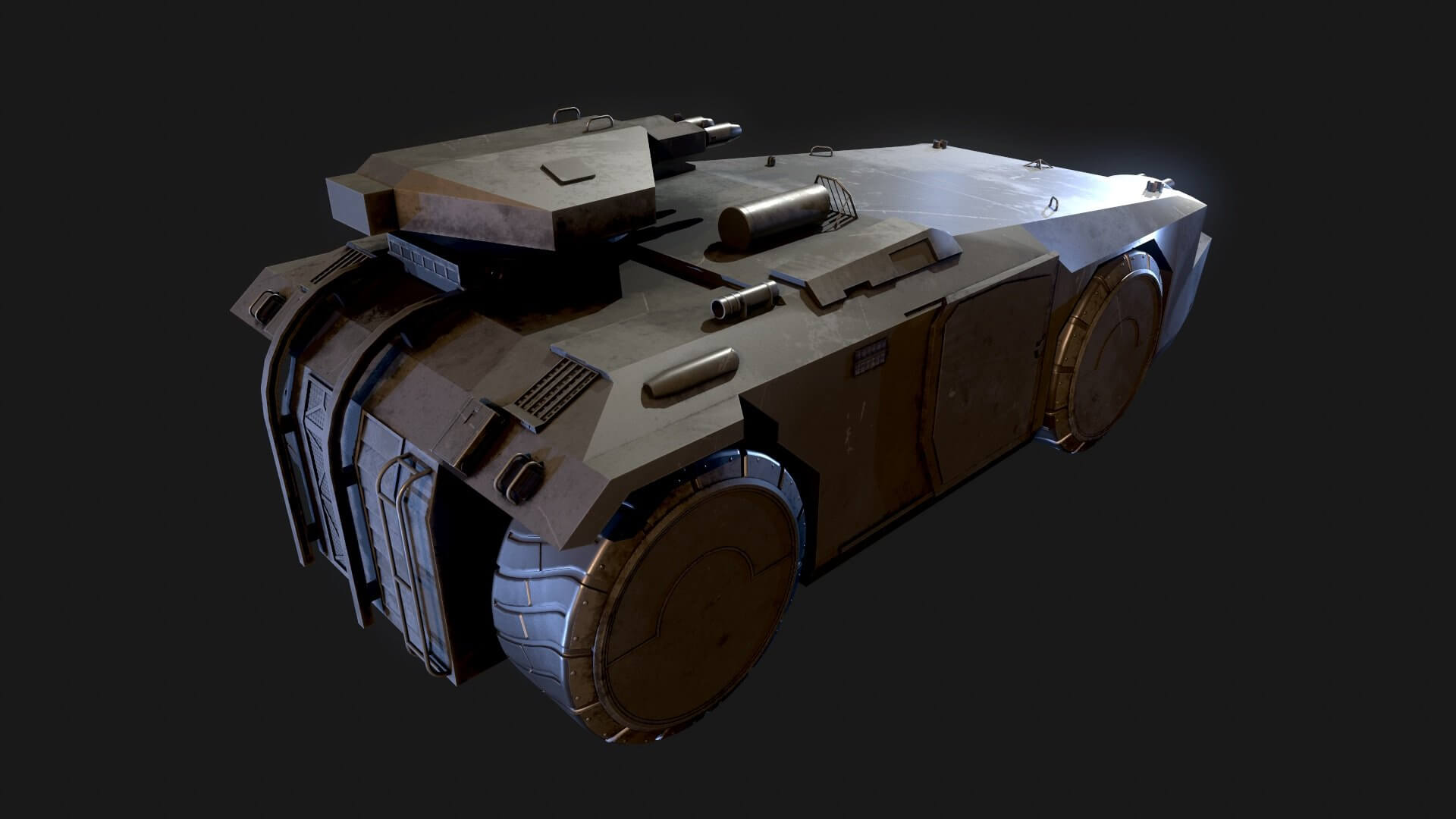 M 577 APC Aliens - 3D Model by KATEDRA604